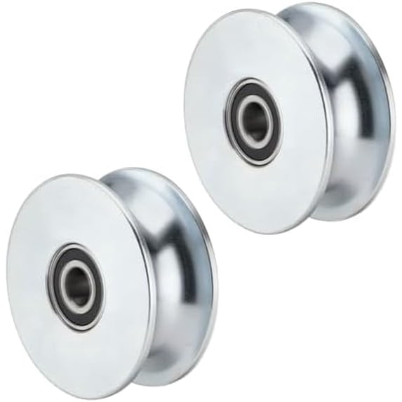 5 inch Sliding Gate Rollers Fits 1-5/8" Pipe, Gate Hardware Kits Chain ...