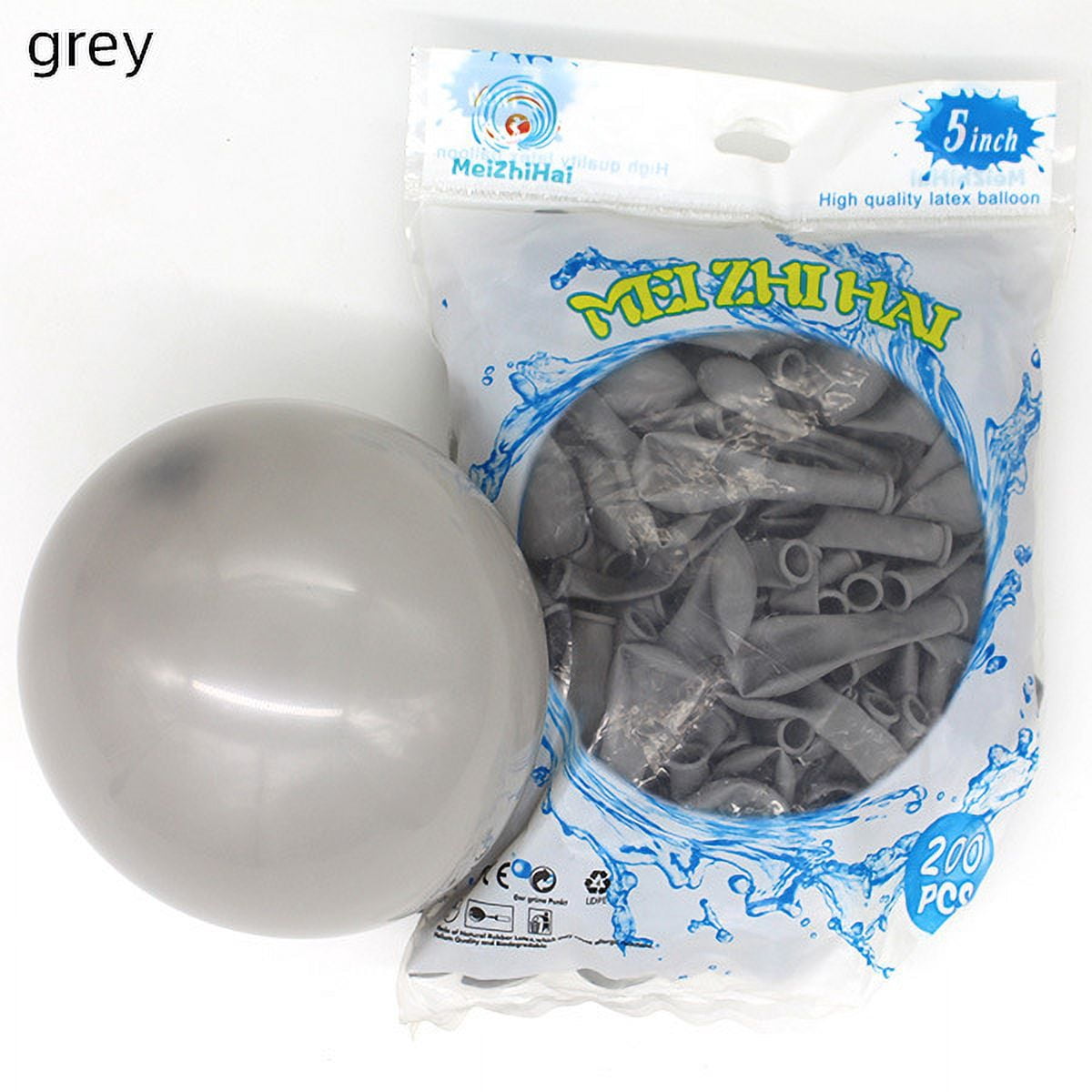 5 inch round ball decoration wedding party balloon latex transparent ...