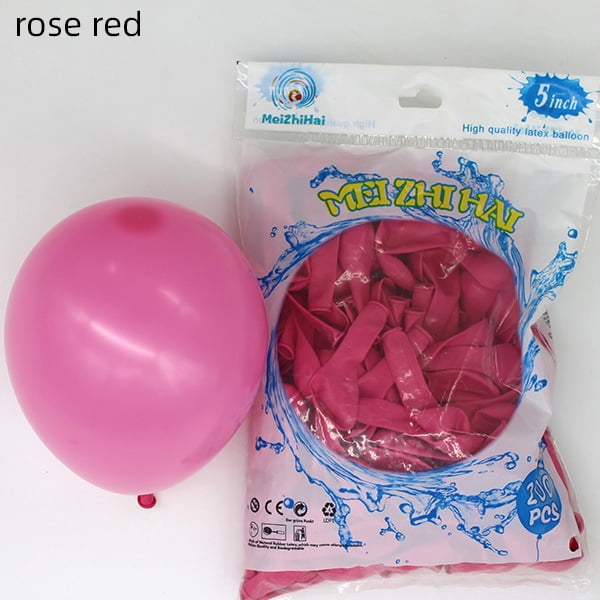 5 inch round ball decoration wedding party balloon latex transparent ...