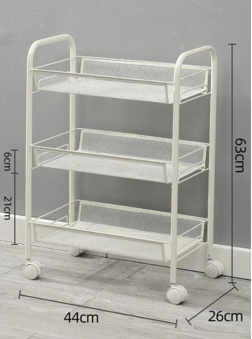 5-layer Floor-standing Kitchen Bathroom Toilet Mobile Baby Supplies ...