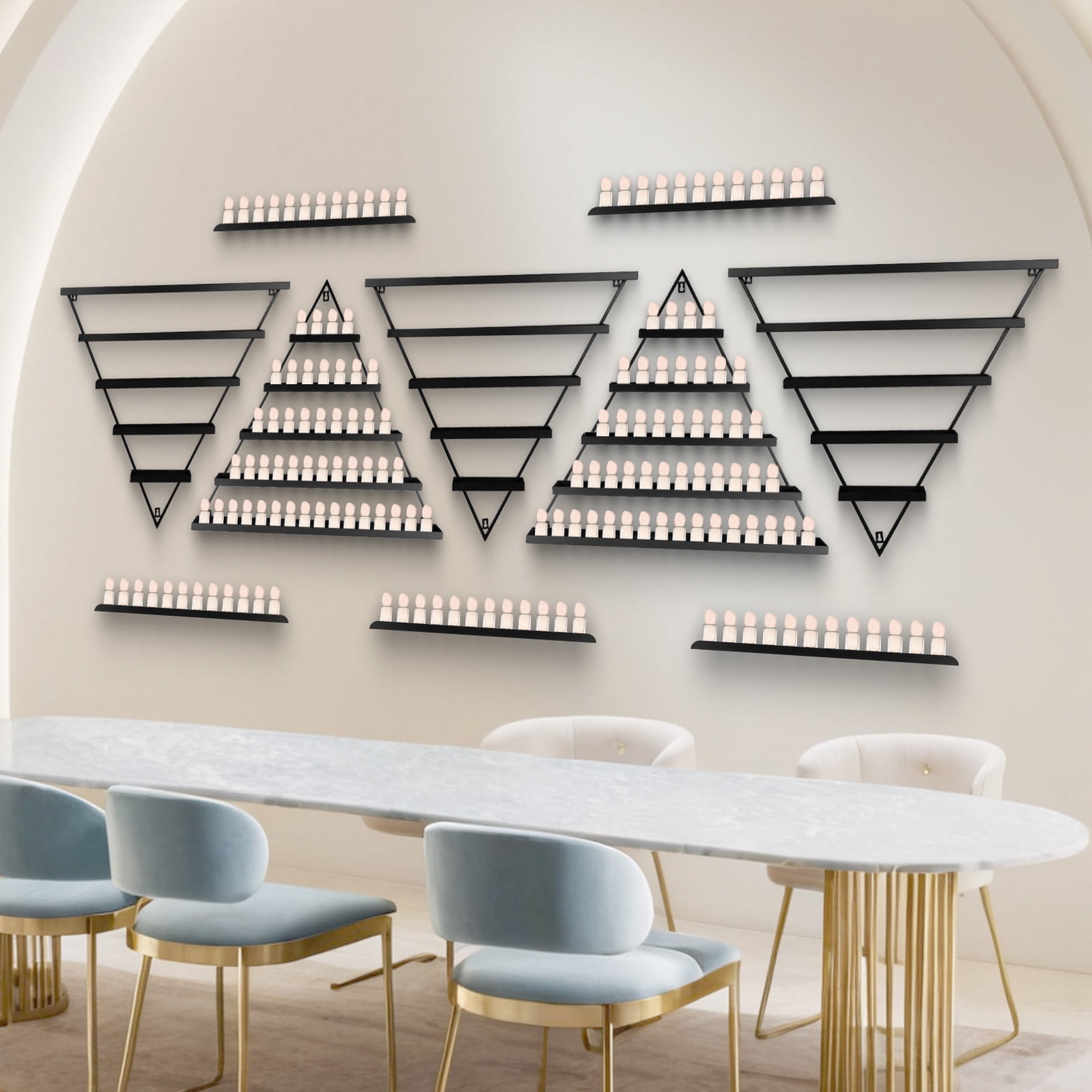 5 - layer High - quality Nail Polish Storage Racks with Bolt Mounting ...