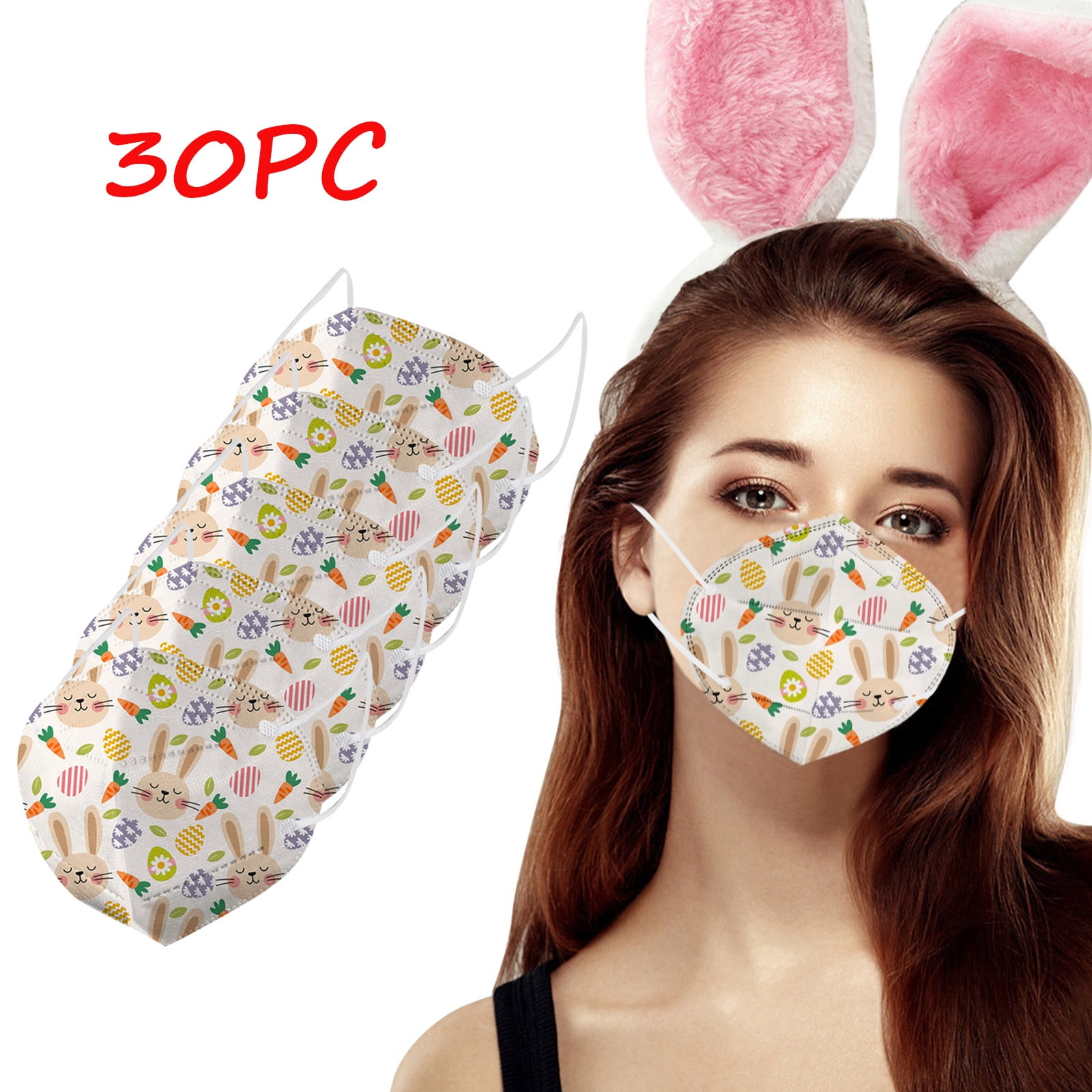 5-layer KN95 mask Adult Easter mask 30PCS - Walmart.com