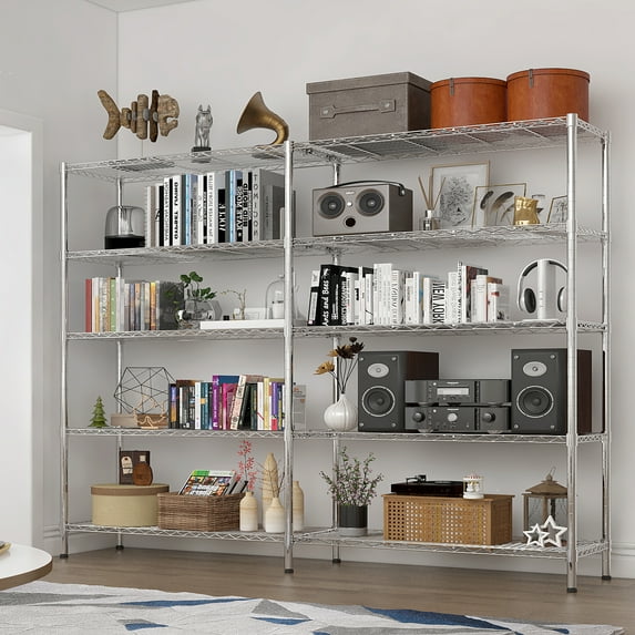 5-layer double row, freely adjustable layer spacing, with adjustable ...