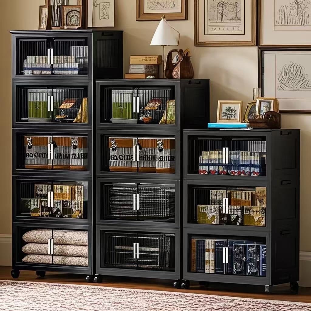 5-Layer Multi-Purpose Foldable Storage Which Can Be Stacked or Folded ...