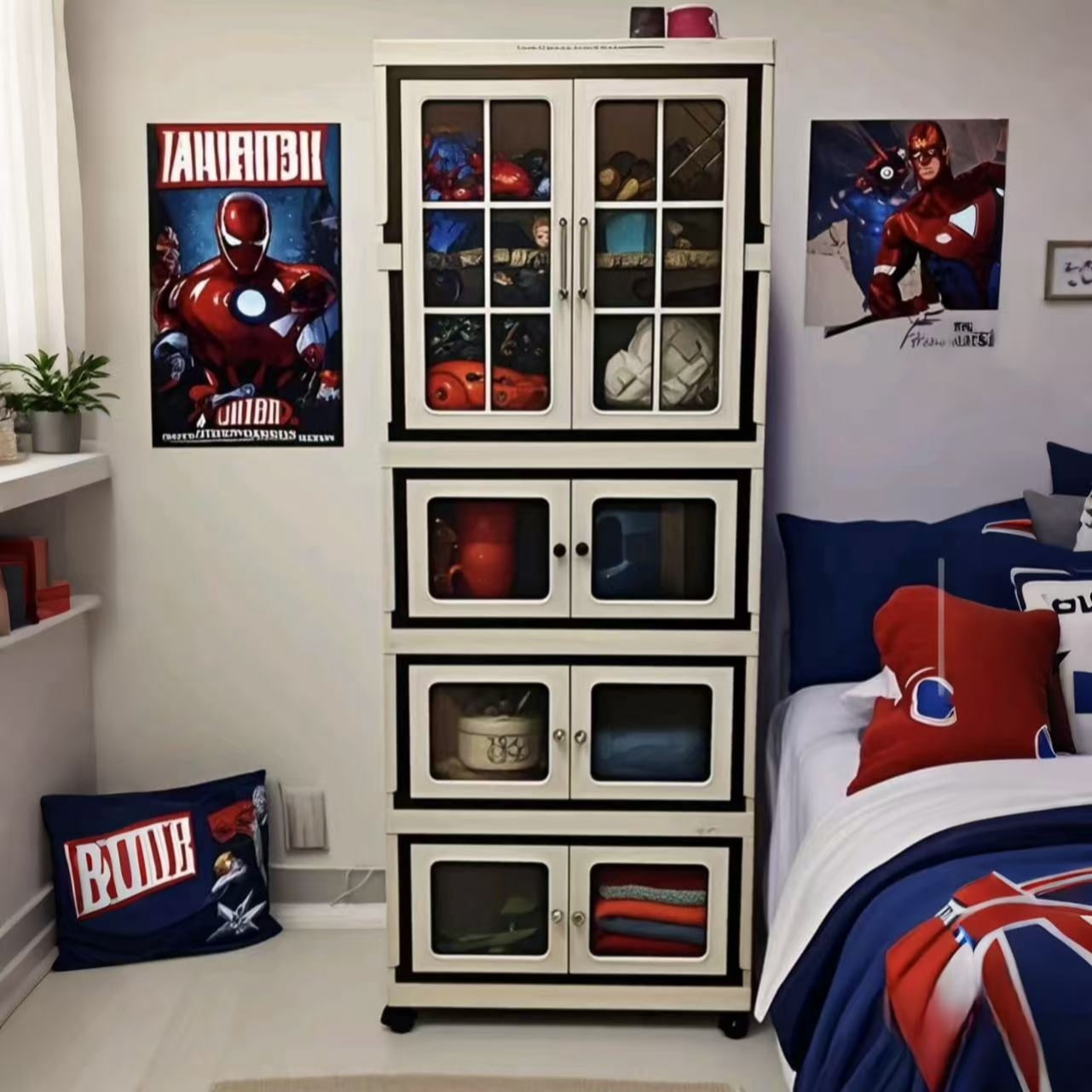 5-layer multi-purpose foldable storage This is the storage box. There ...