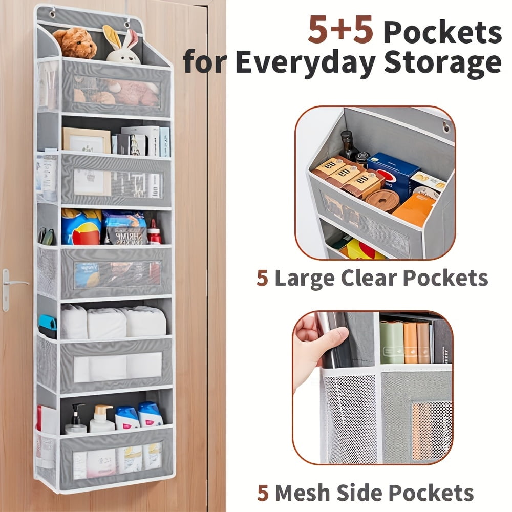 [5-layer storage box] 5-layer door-mounted large-capacity storage box ...