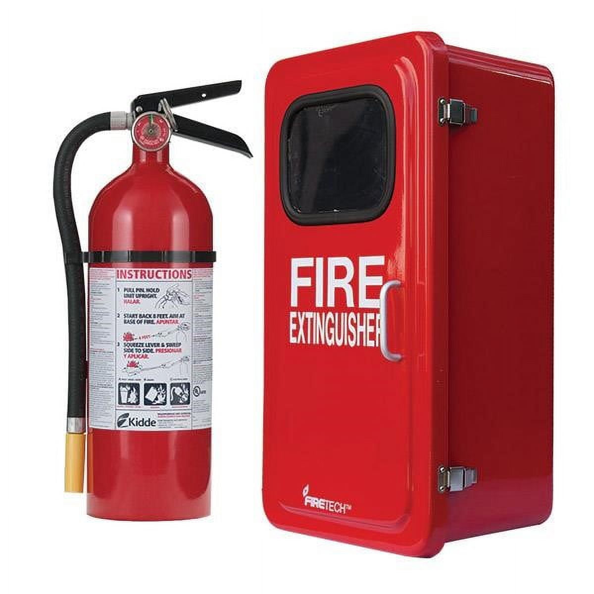 5 lb ABC Pro Line Fire Extinguisher w/ FireTech Fiberglass Cabinet (1 Unit) - Walmart.com