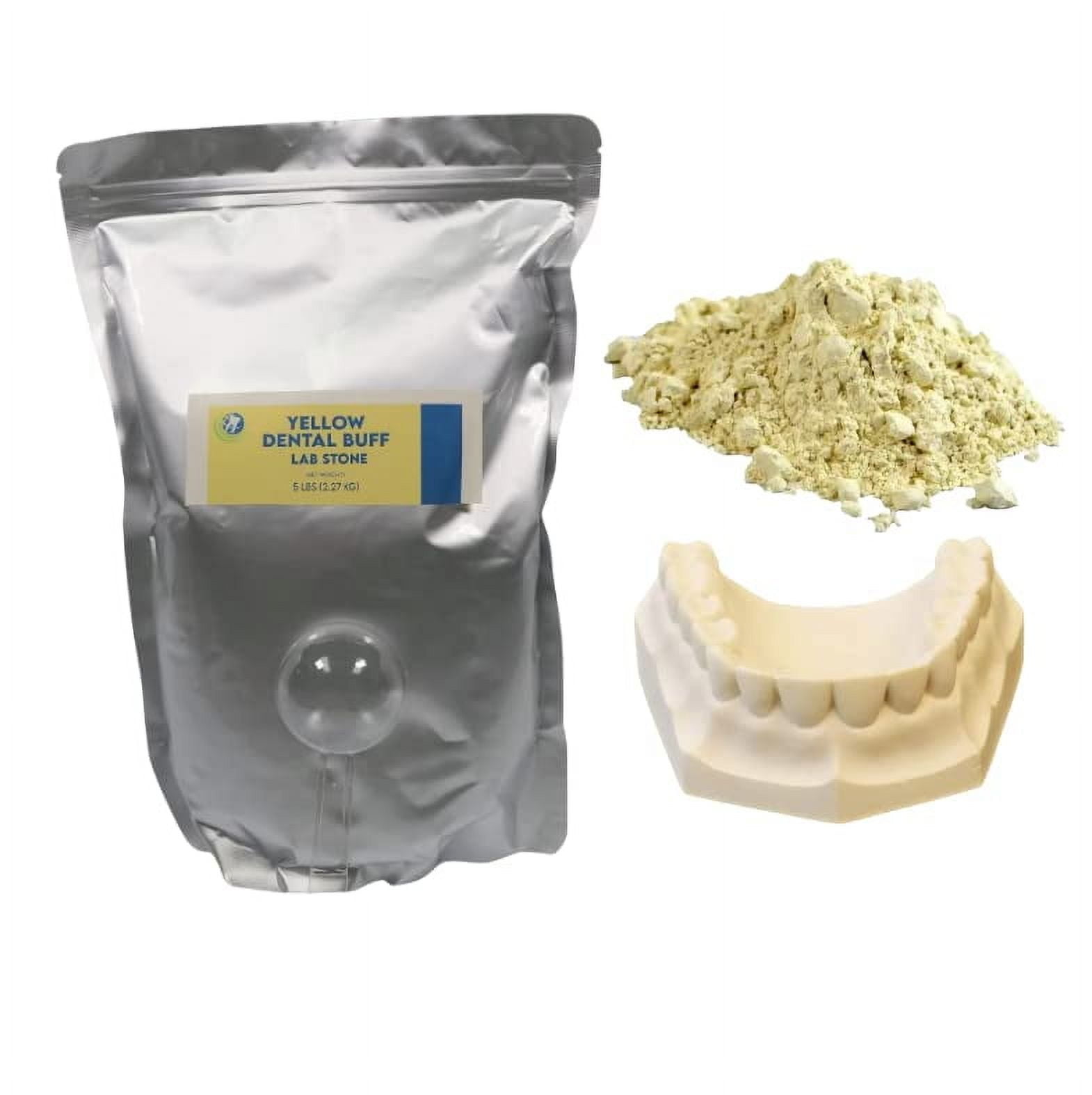 5 lb - Dental Yellow Buff Stone - Gypsum Type III - All Purpose ...