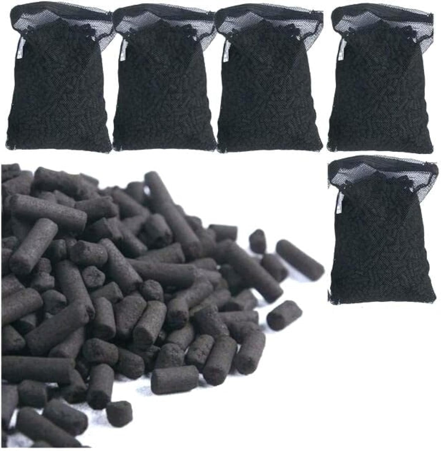 5 lbs Premium Grade Virgin Activated Carbon Charcoal Pellets in 5 ...