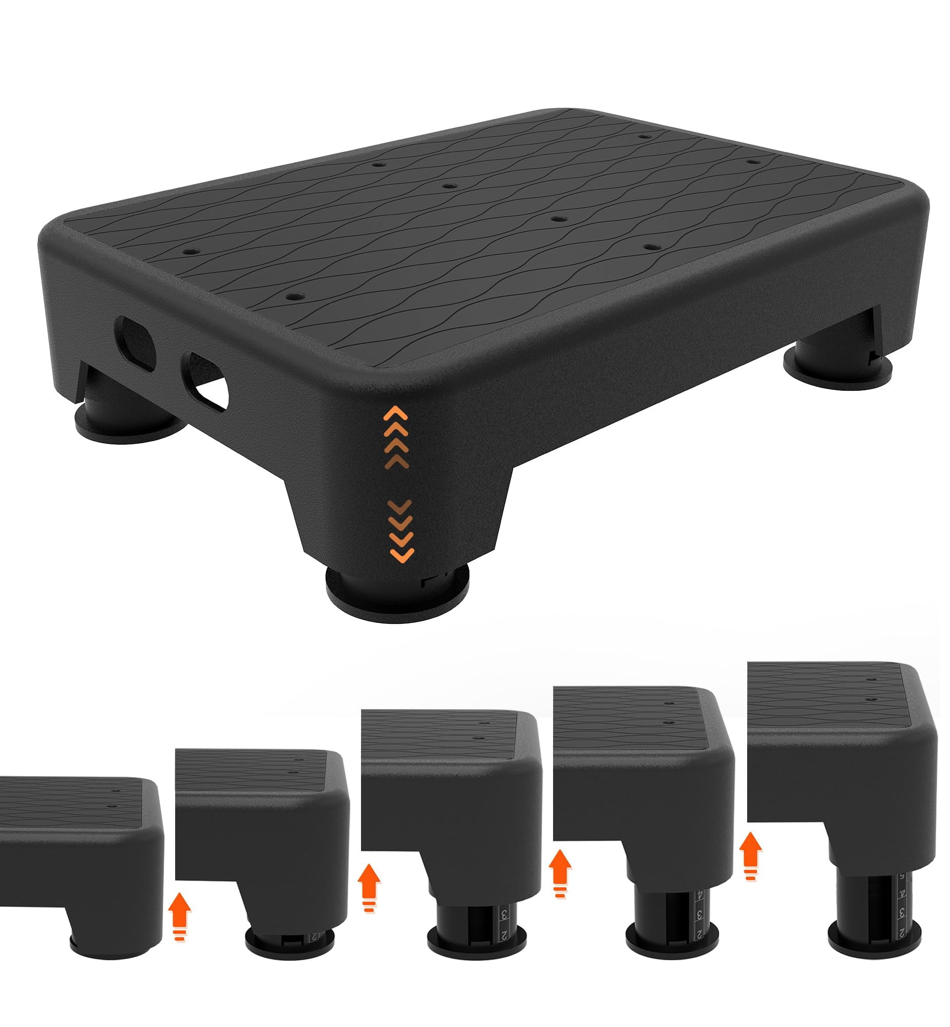 5-level Adjustable Step Stool 700 Lbs Capacity Safety Bed For Seniors ...