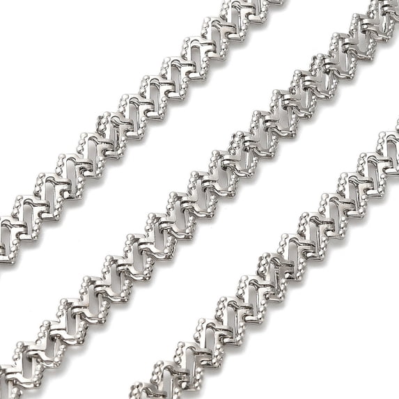 5 m 304 Stainless Steel Link Chains Unwelded Stainless Steel Color ...