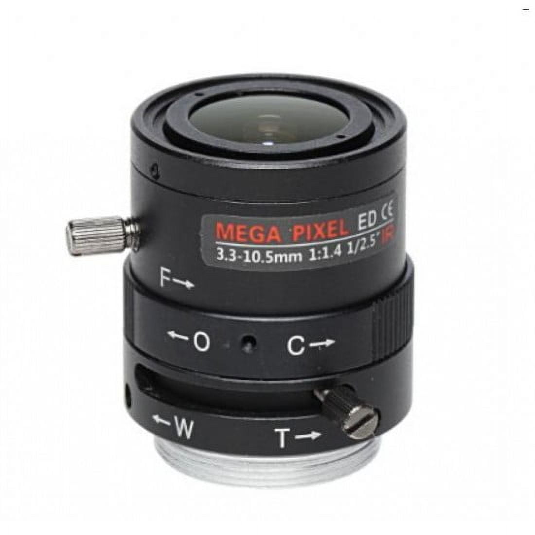 5 mega pixel DC manual Iris CCTV Mega Pixel Lens 3.3-10.5mm Vari Focal ...