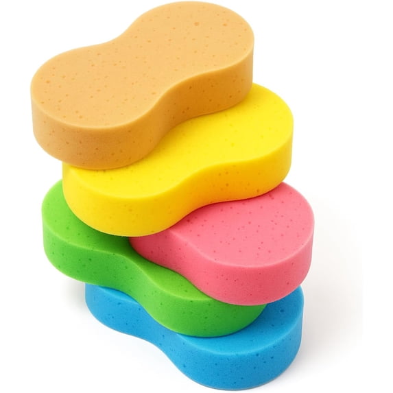 5 or .10 Pack Large Car Wash Sponges Non-Scratch Sponges for Auto ...