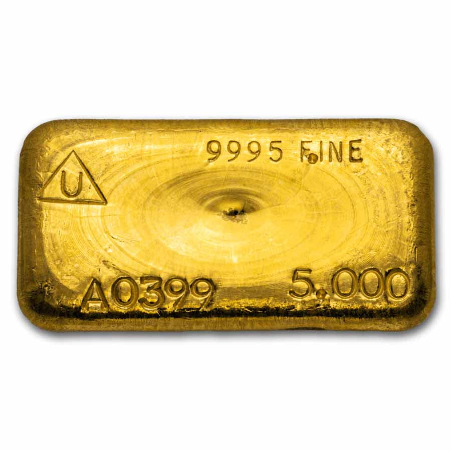 5 oz Gold Bar - Delta Smelting & Refining (A0399, .9995 Fine) - Walmart.com
