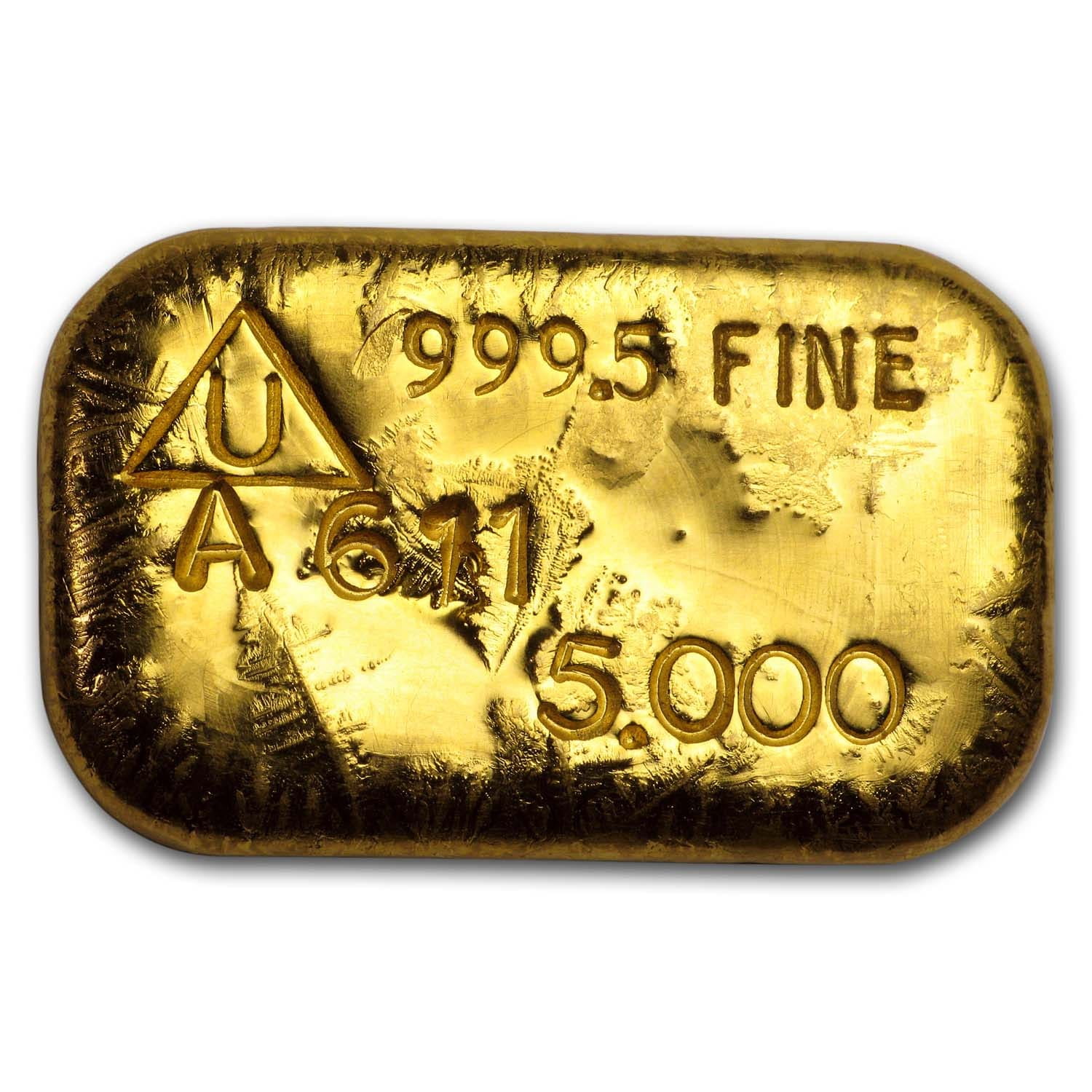 5 oz Gold Bar - Secondary Market (.9995 Fine) - Walmart.com
