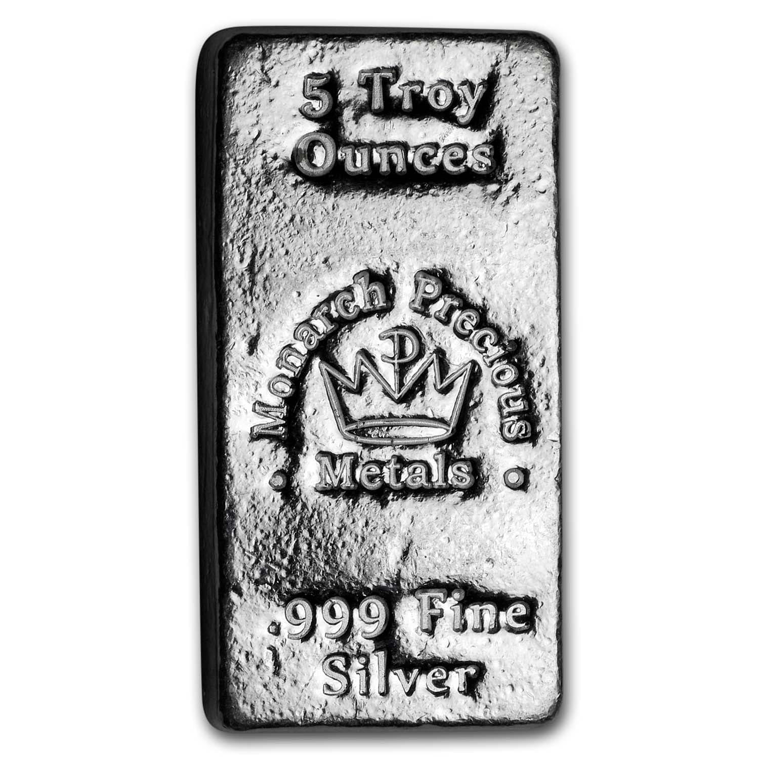 5 oz Hand Poured Silver Bar - MPM - Walmart.com