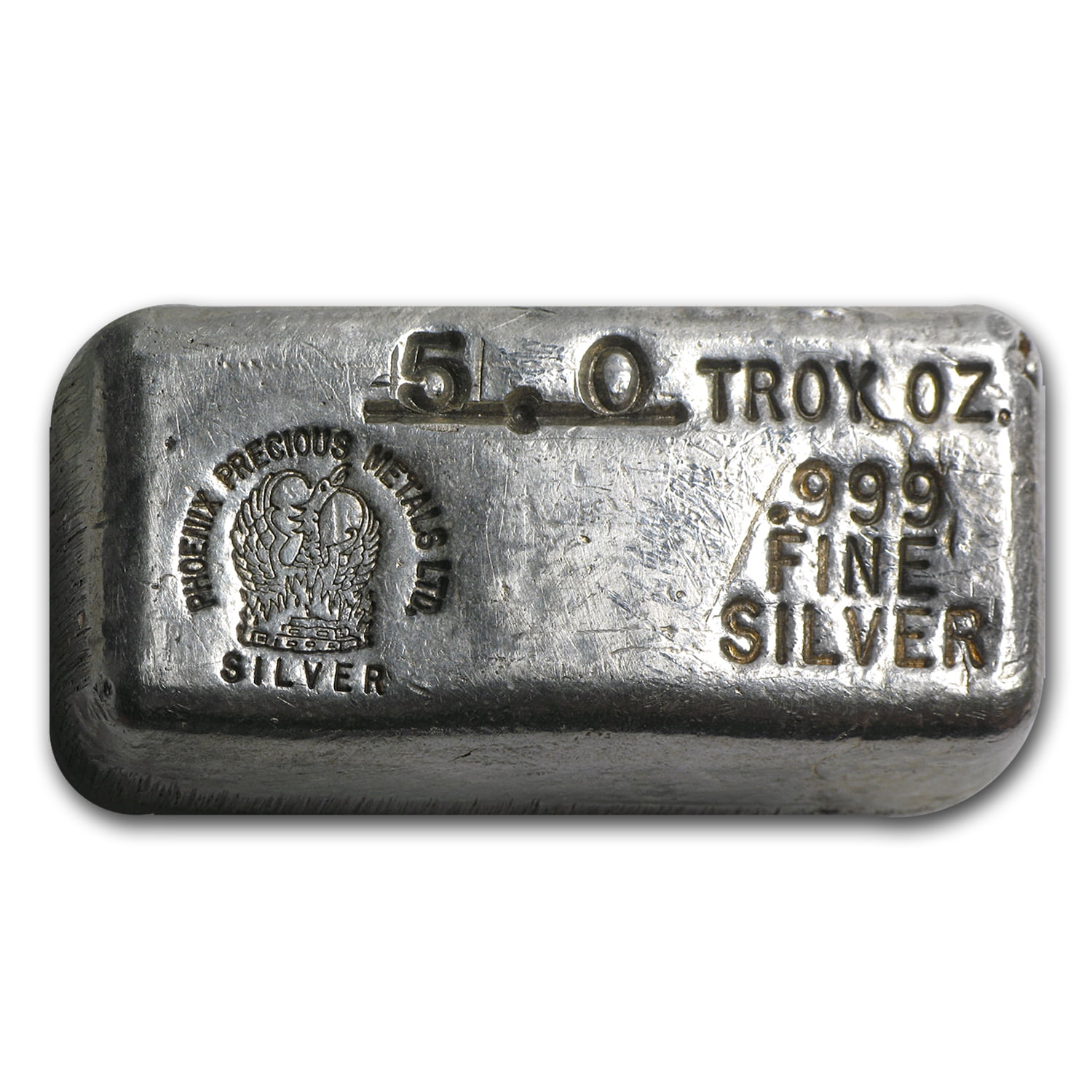 5 oz Silver Bar - Phoenix Precious Metals Ltd. - Walmart.com