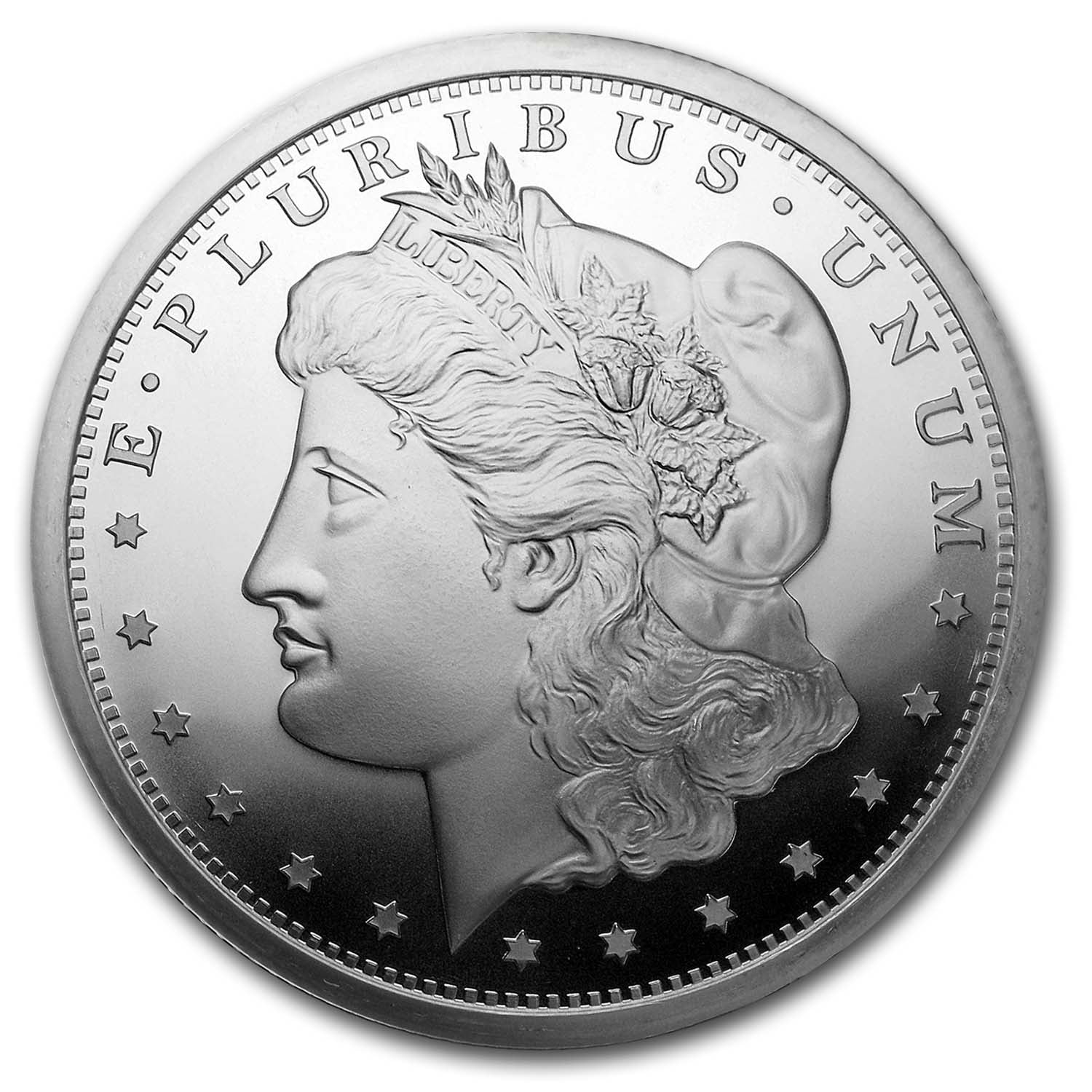 Morgan Dollar 5 oz Fine Silver Round - US Mint Eagle Design - Walmart.com