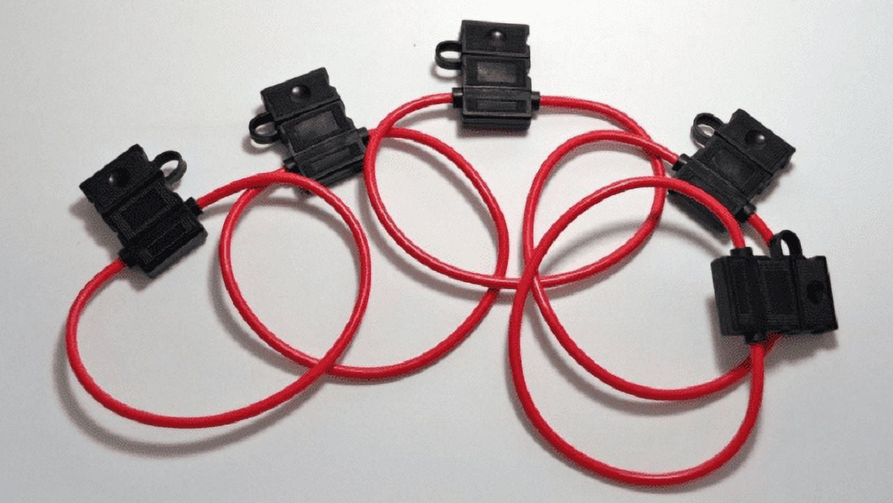 5 pack 10 Gauge ATC Heavy Duty Fuse Holder Car audio 12 volt Automotive ...
