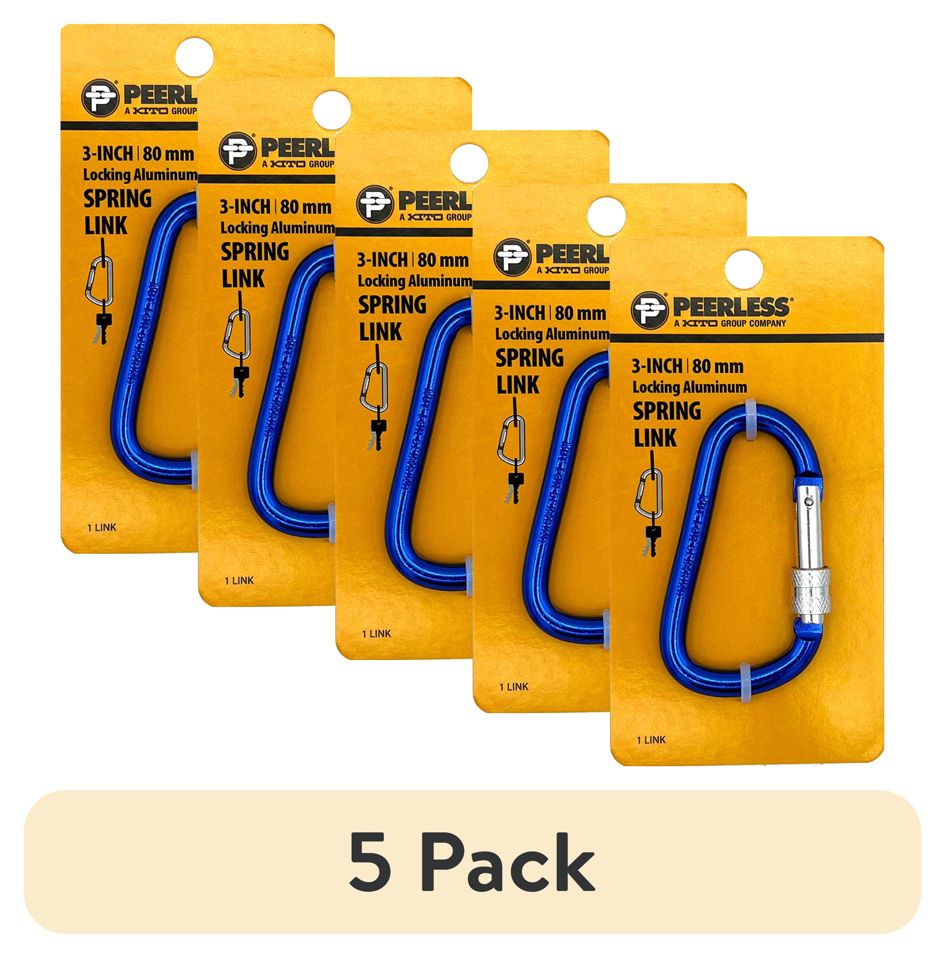 (5 pack) 3" Locking Spring Link, Peerless Chain Company, #4727138 ...