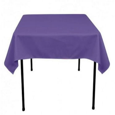 BalsaCircle 54" x 54" Square Gingham Checkered Polyester Tablecloth Red ...