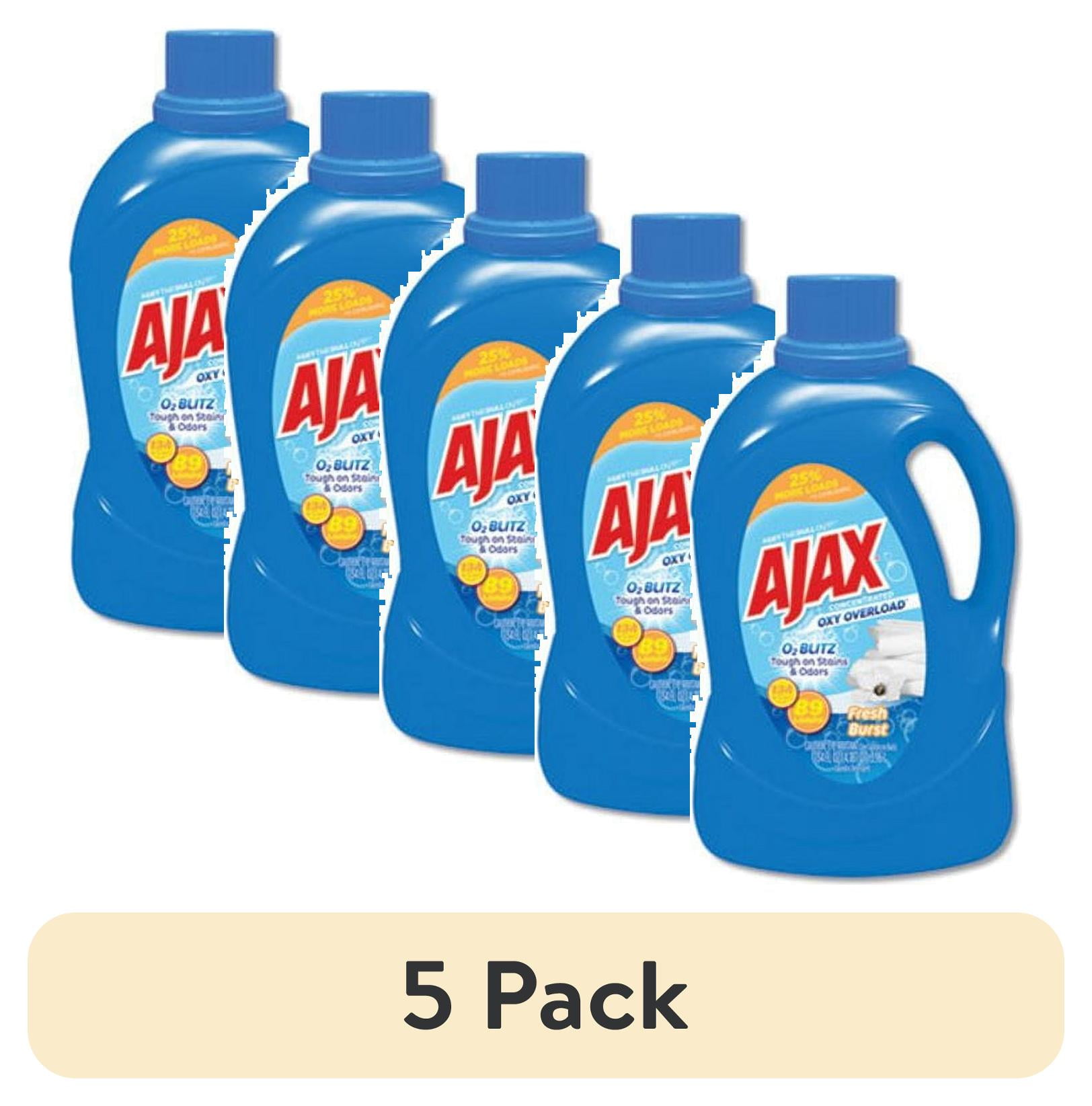 (5 pack) AJAX Oxy Overload Fresh Burst Concentrated Laundry Detergent ...