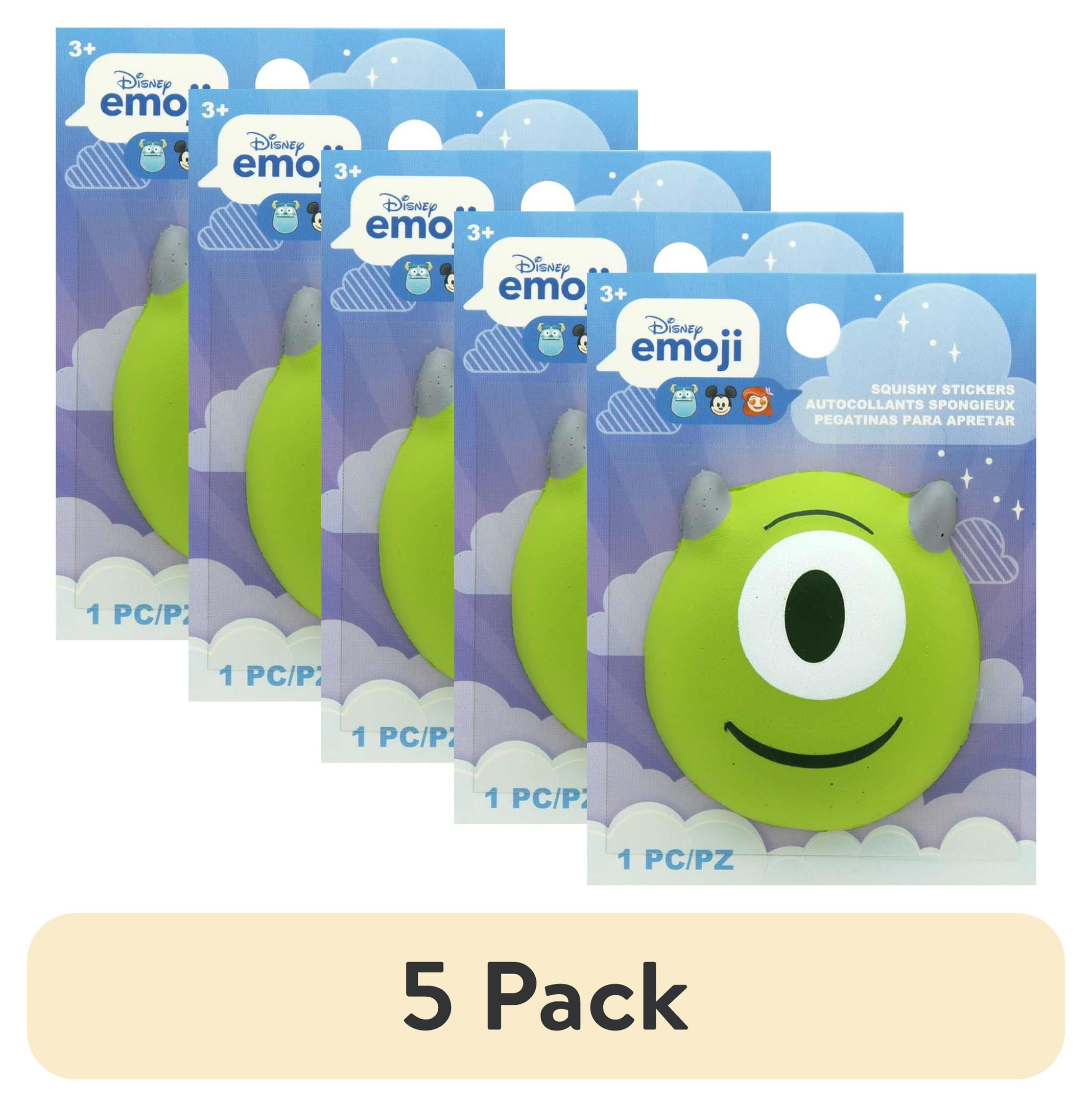 (5 pack) AMC Disney Sticker 3D Squishy Emoji Mike - Walmart.com