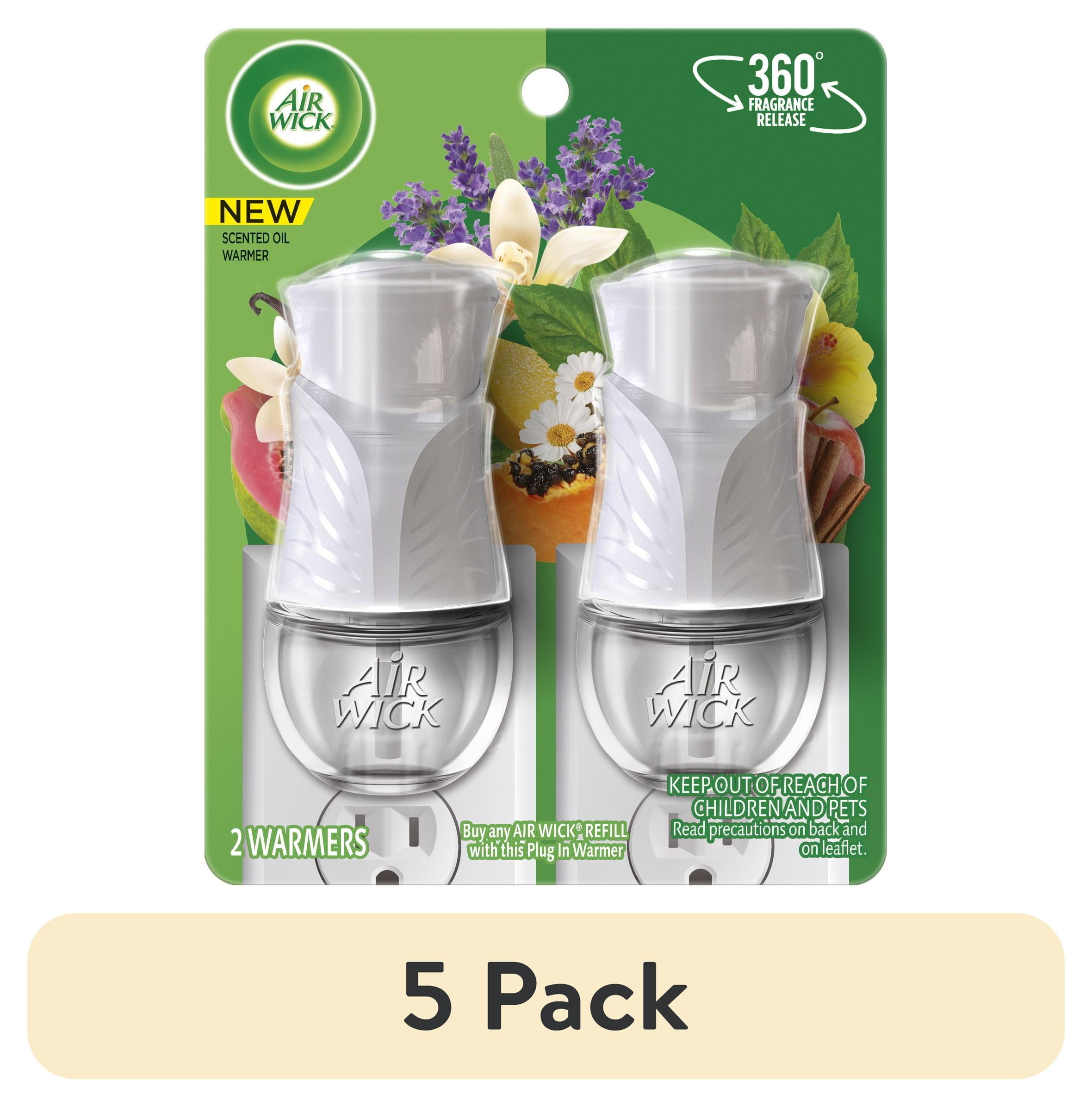 (5 pack) Air Wick Plug-In Scented Oil Air Freshener Warmer Devices ...