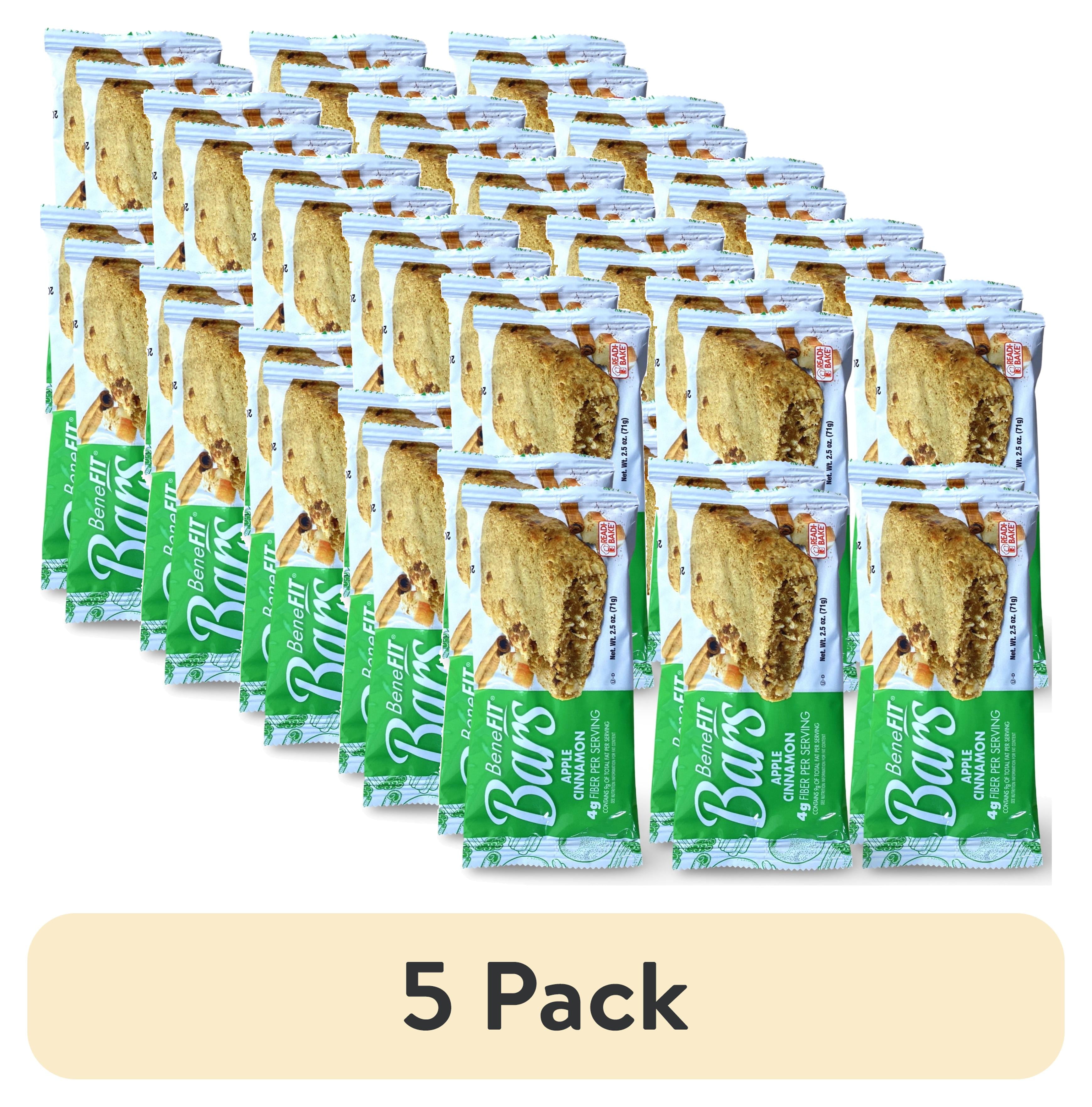 (5 pack) Apple Cinnamon BeneFit Bars by Readi-Bake, 2.5 Oz, 12 Bars ...