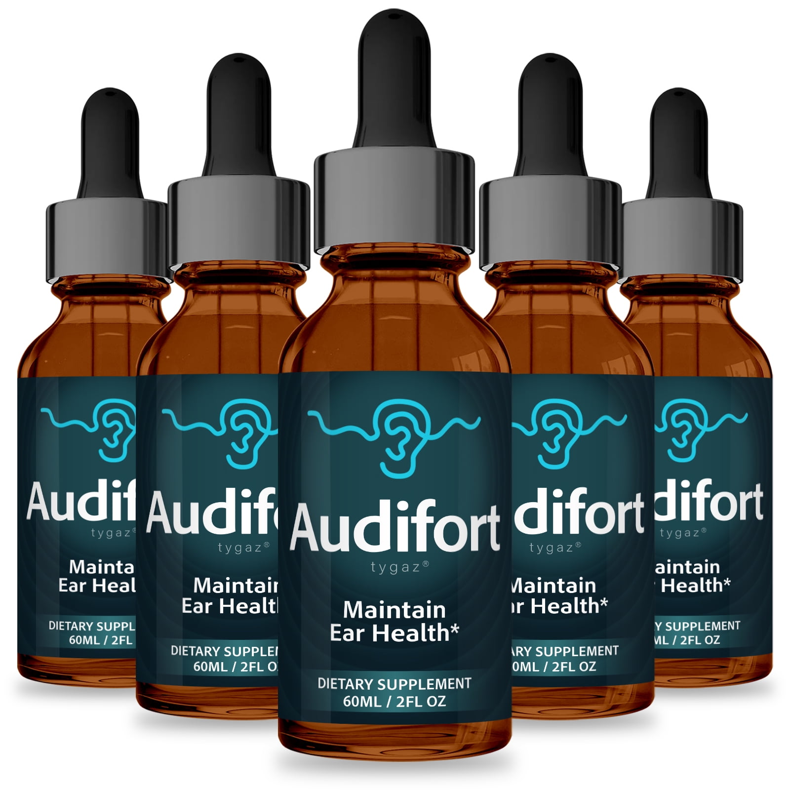 (5 pack) Audifort - Audi Fort Liquid Supplement - Walmart.com