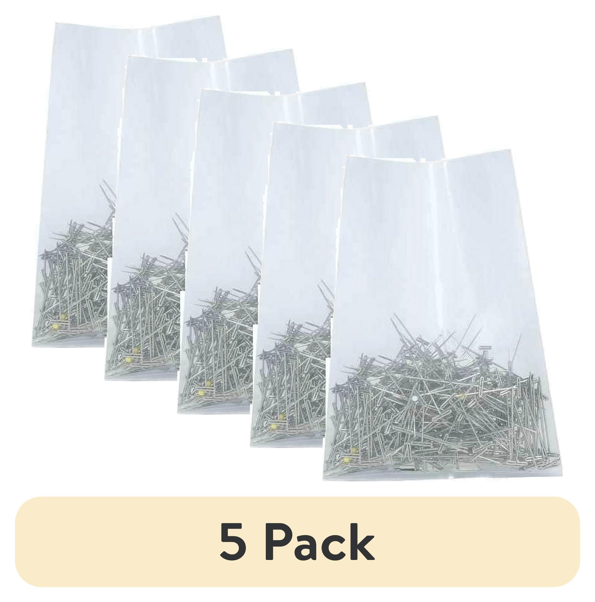 (5 pack) Partners Brand Flat Poly Bag,6 x 14",4 mil,PK1000 PB1102 ...