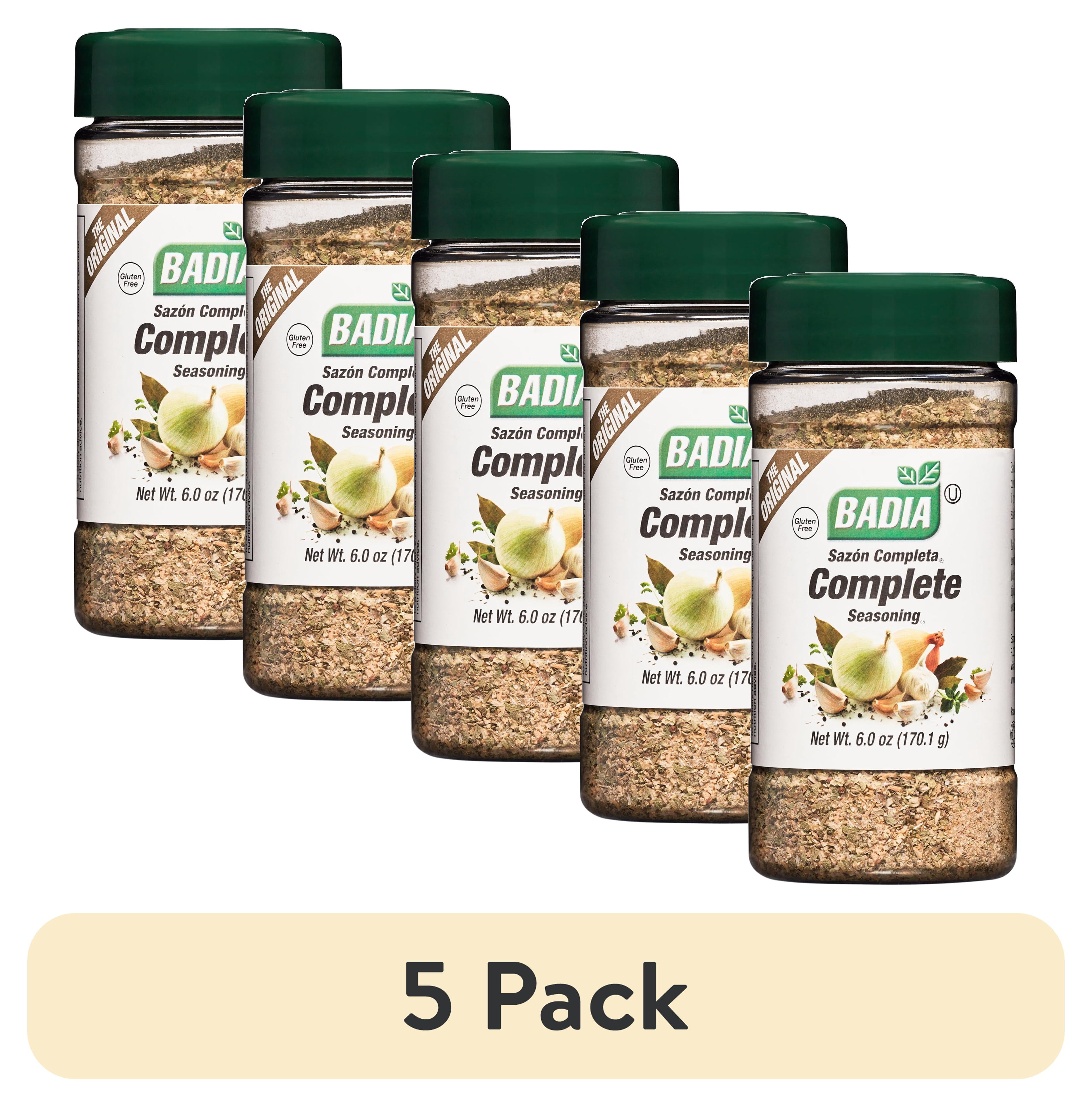 (5 pack) Badia Complete Seasoning, 6 oz - All Purpose Spice Blend of ...