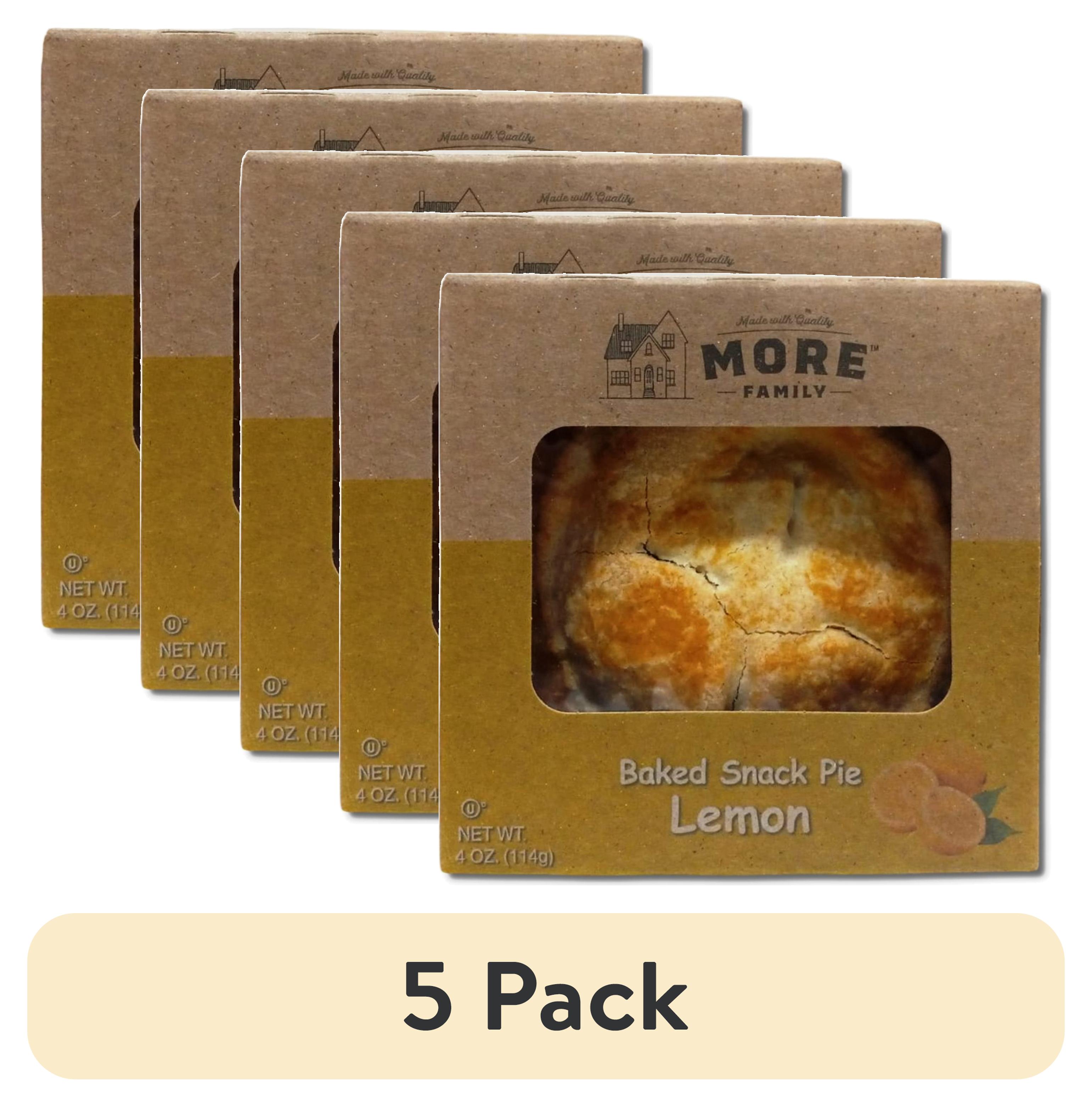 (5 pack) Baked Snack Pie Value Pack 4 Ounce | Pack of 6 (Lemon) - Walmart.com