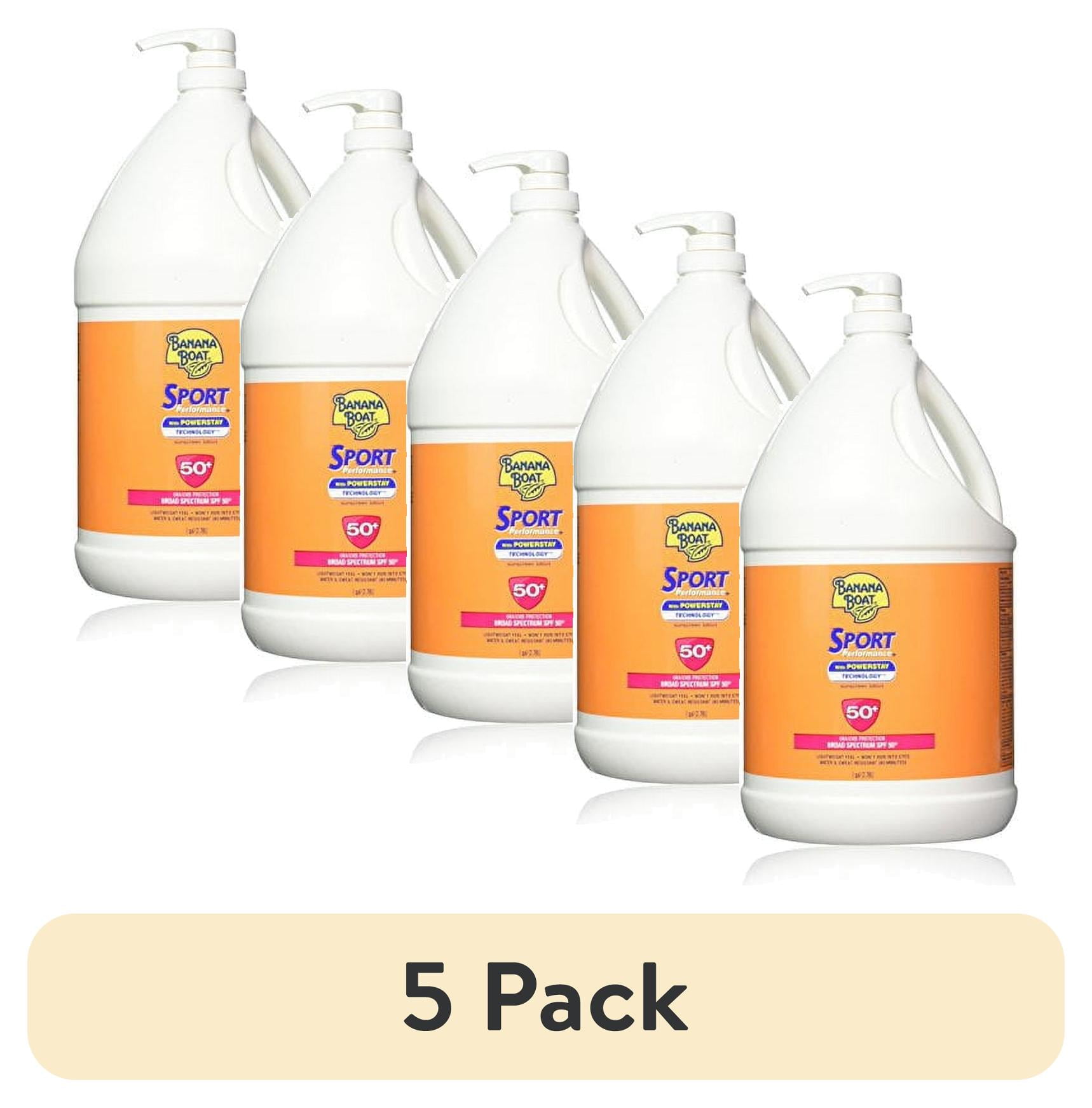 (5 pack) Banana Boat Sport Performance Broad Spectrum Sunscreen Lotion ...