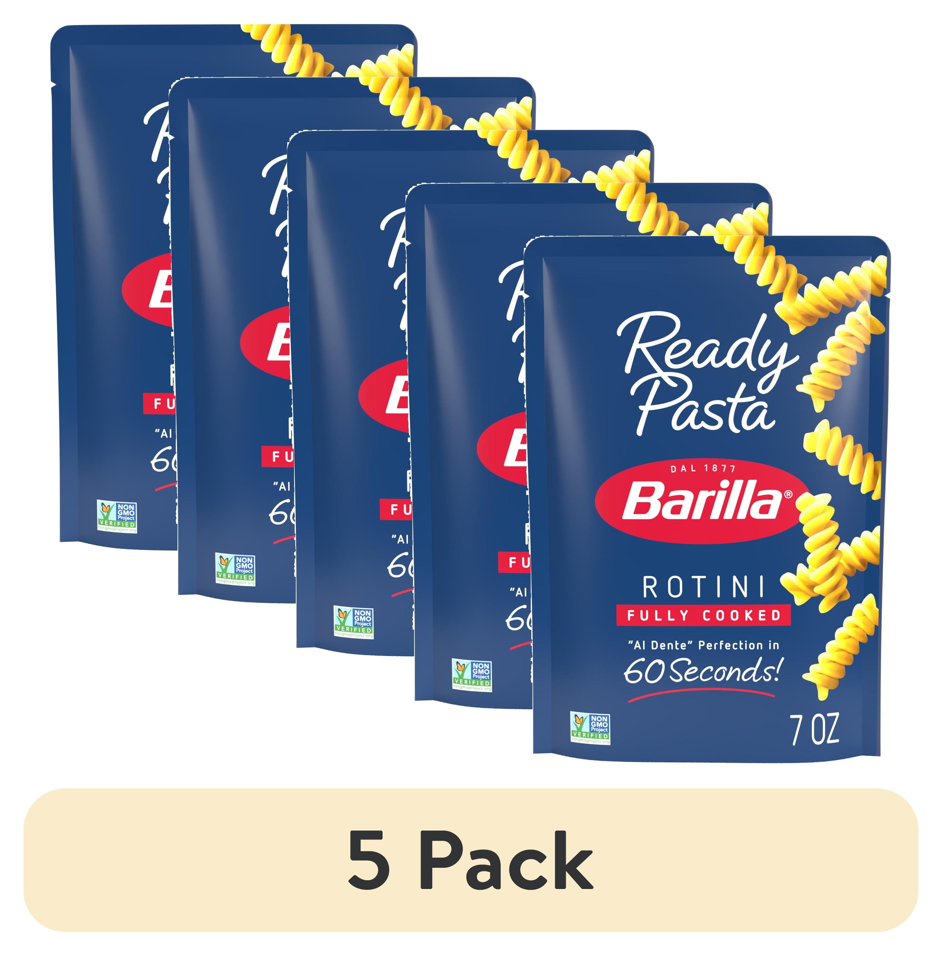 (5 pack) Barilla Ready Pasta Fully Cooked Pasta Rotini, 7 oz - Walmart.com