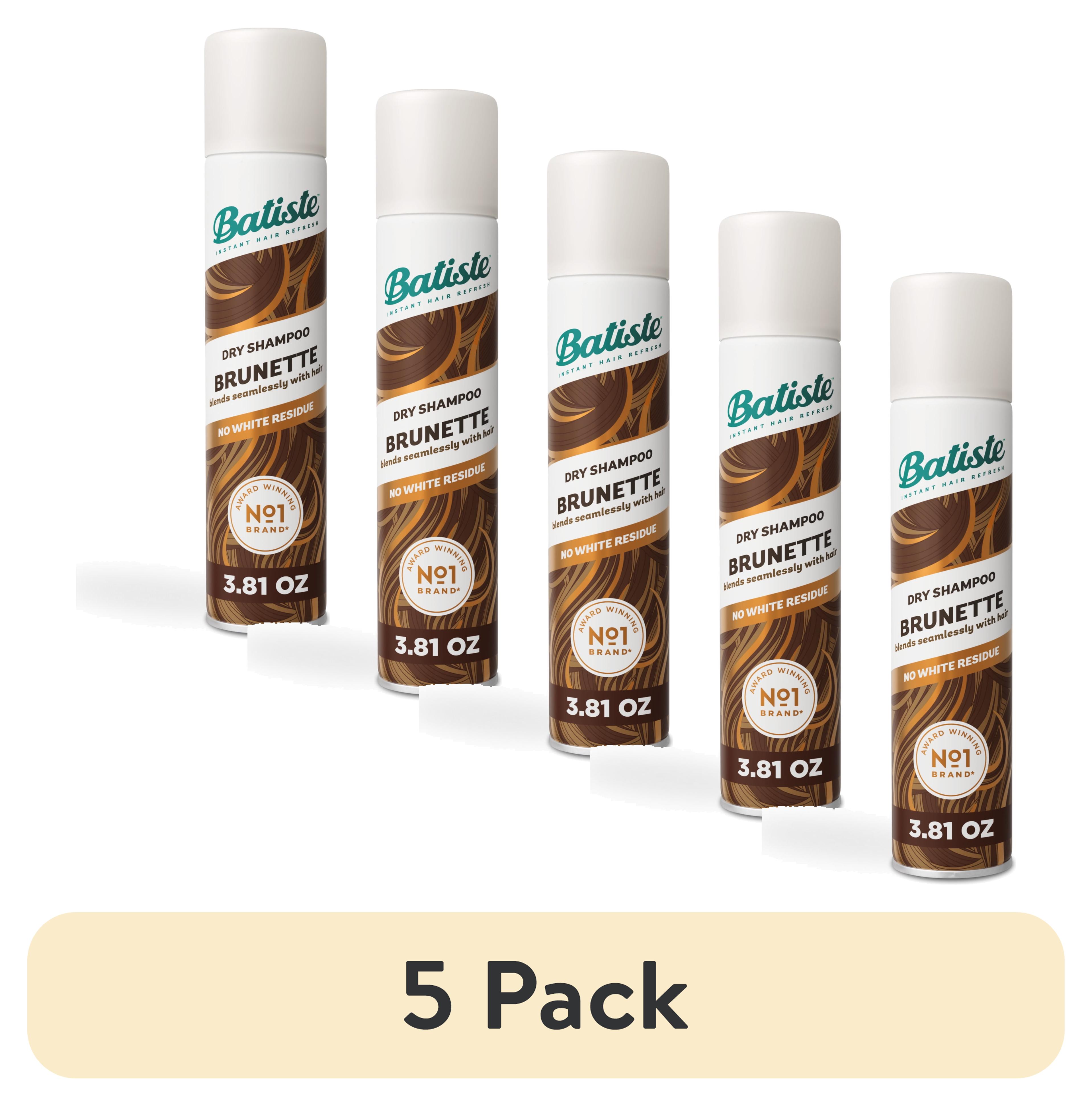 (5 pack) Batiste Dry Shampoo for Brunette Hair, Refresh Hair Between ...