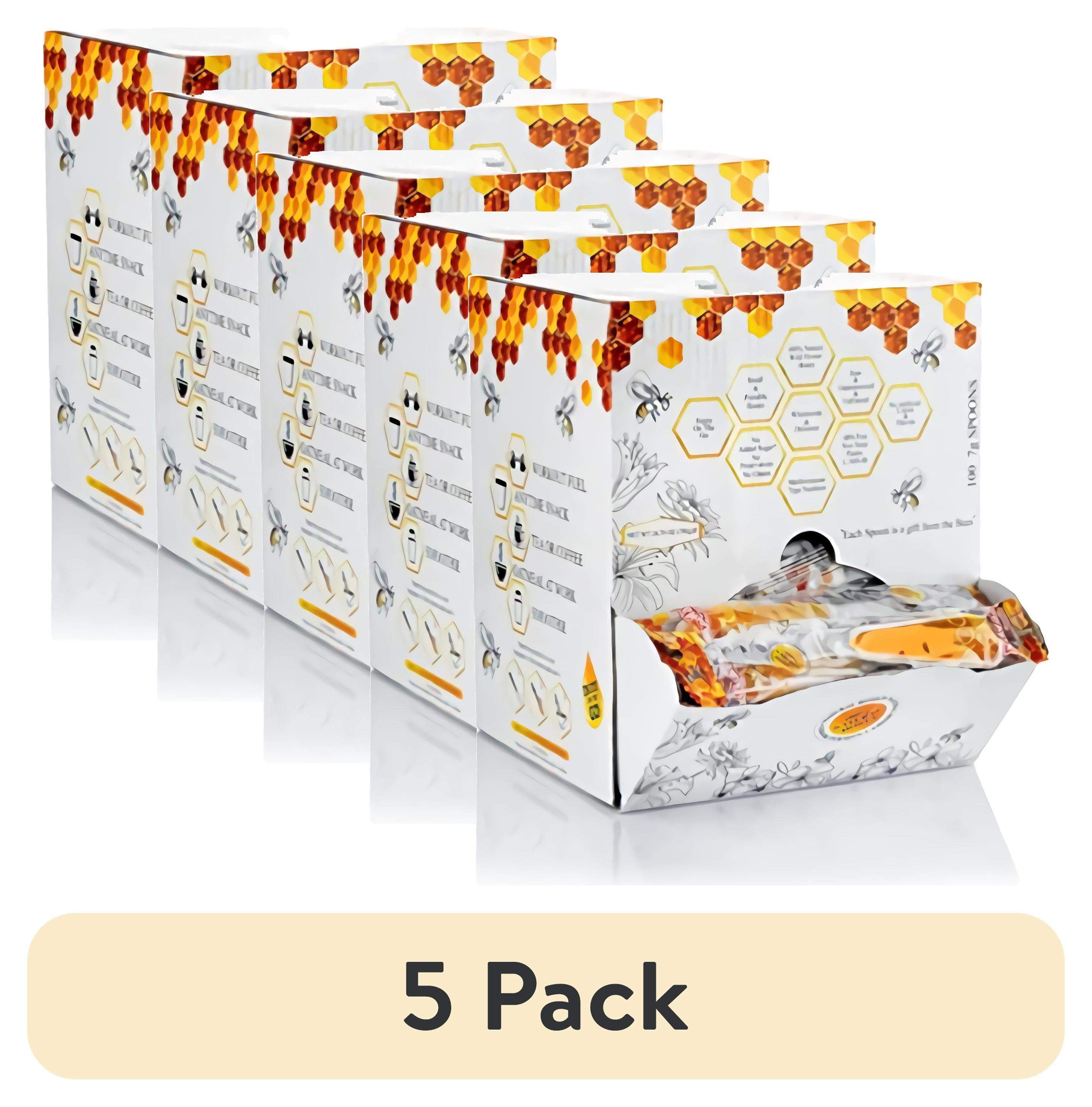 (5 pack) BeeMax Honey Spoon | 100% Natural Wild Flower Honey | 7 Gram ...