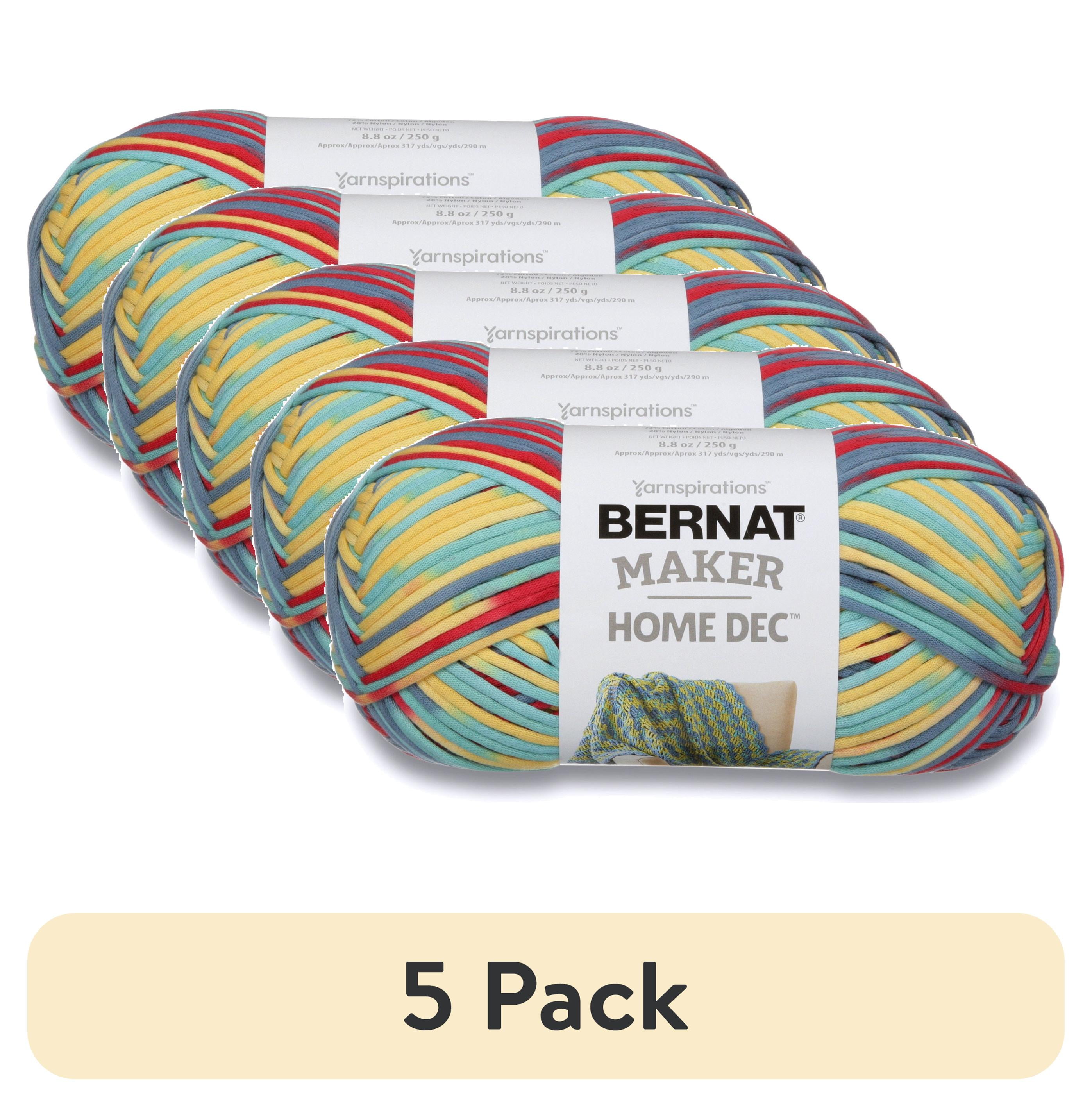 (5 pack) Bernat Maker Home Dec Yarn - Walmart.com