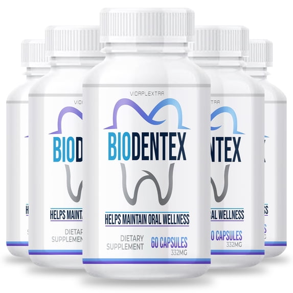 (5 pack) Bio Dentex - Bio Dentex Dental Capsules - Walmart.com