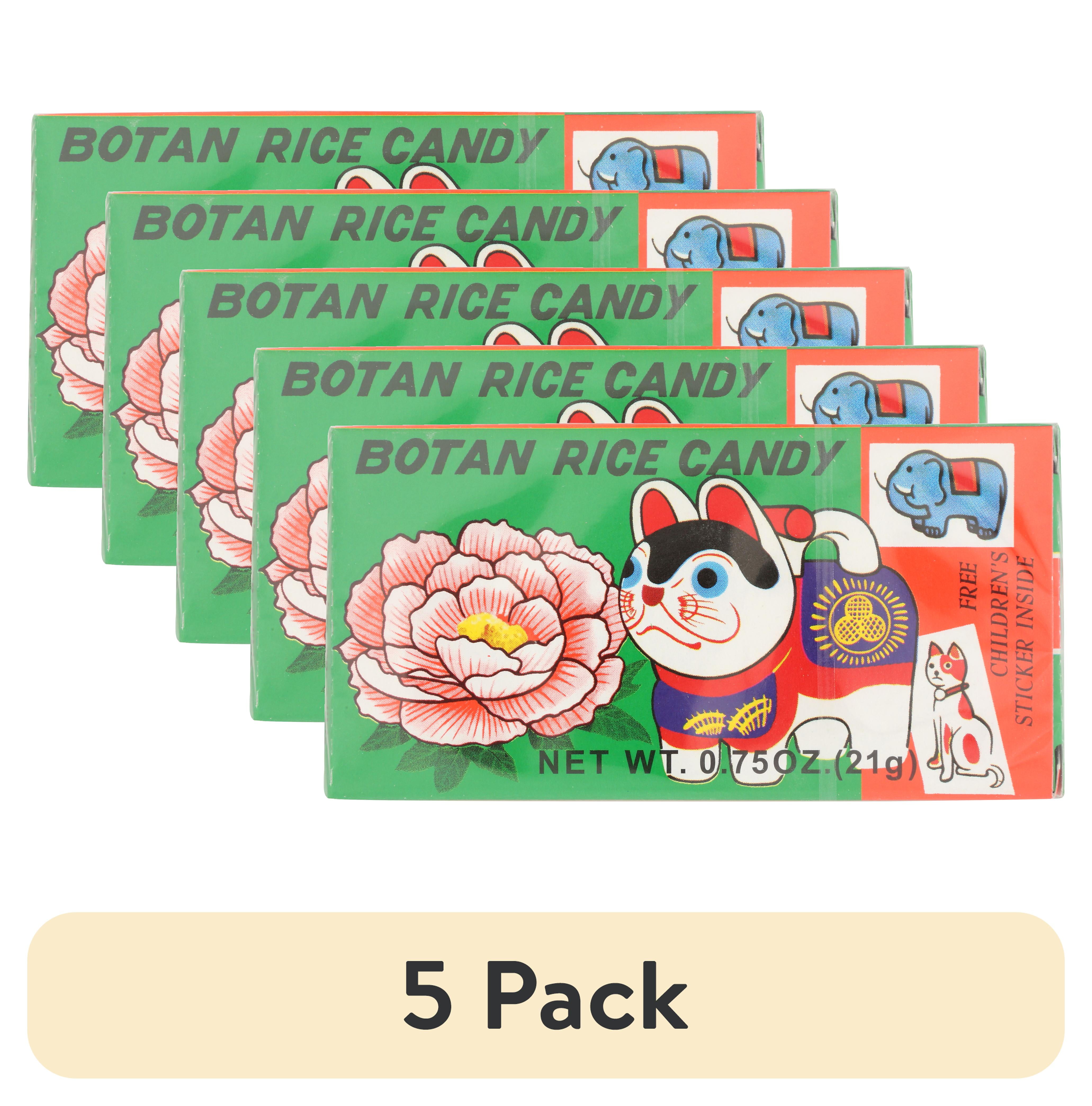 (5 pack) Botan Ame Rice Candy, 0.75 oz - Walmart.com