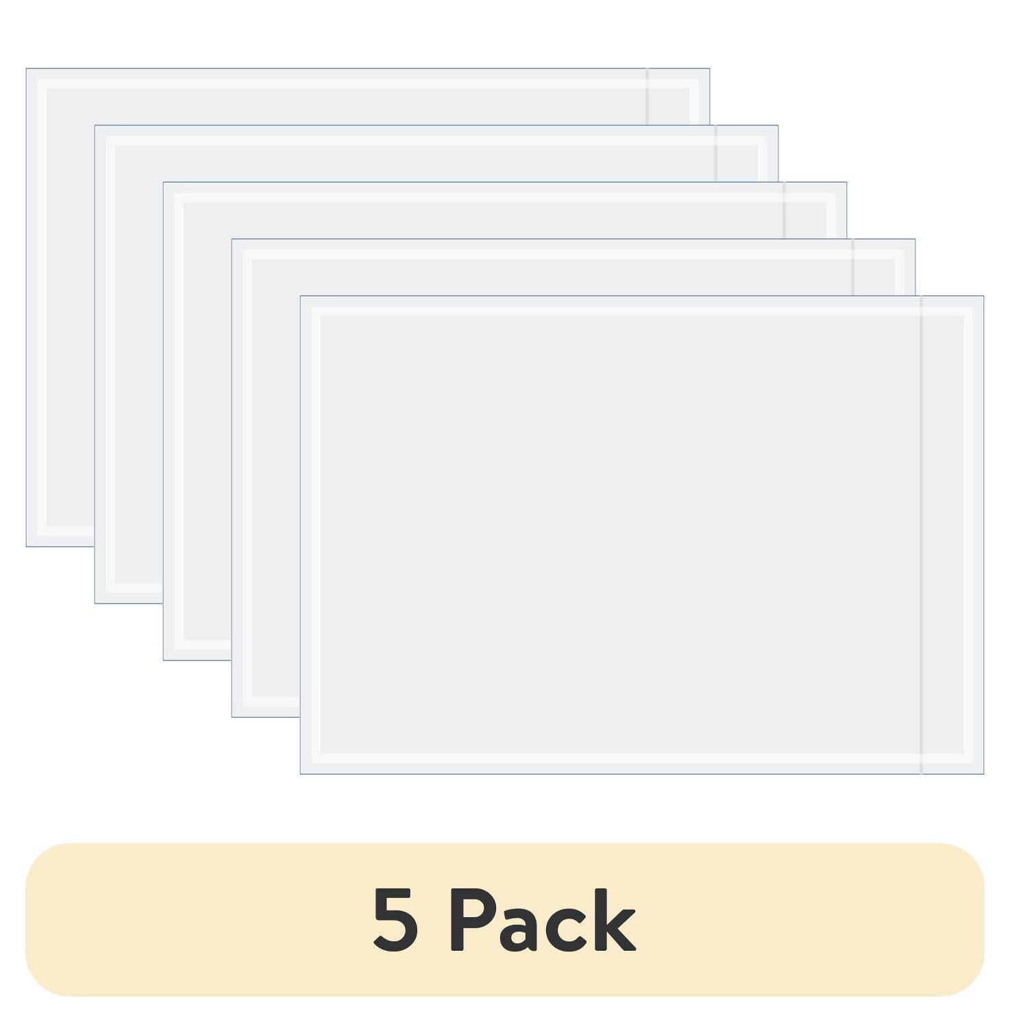(5 pack) Box Partners "Clear Face" Document Envelopes 3 1/2" x 5" Clear ...