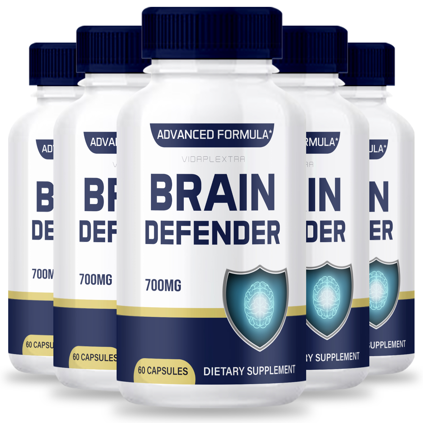 (5 pack) Brain Defender Capsules - Brain Defender Capsules - Walmart.com