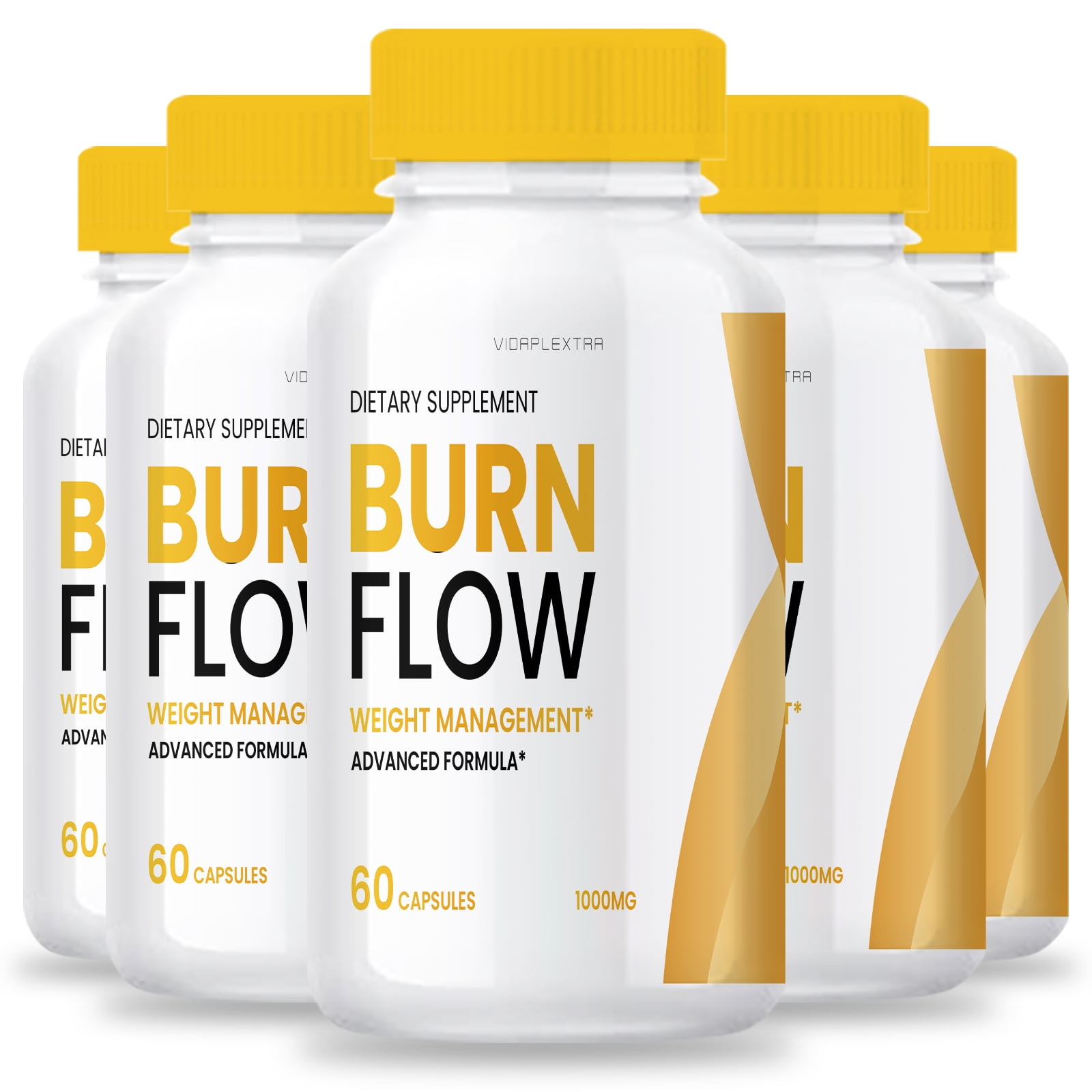 (5 pack) Burn Flow Capsules - BurnFlow Capsules - Walmart Business Supplies