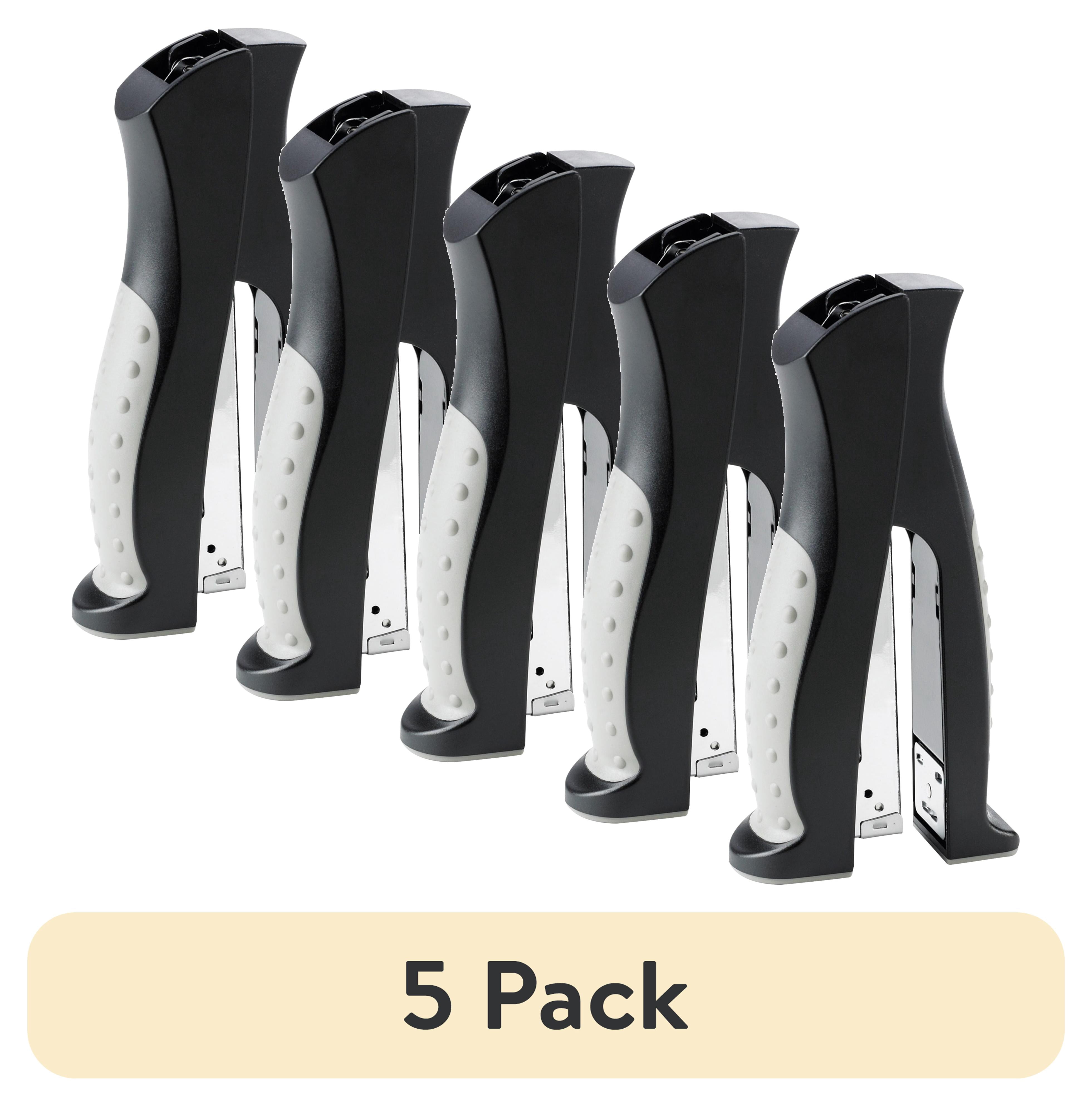(5 pack) Business Source Ergonomic Full Strip Vertical Desk Stapler ...