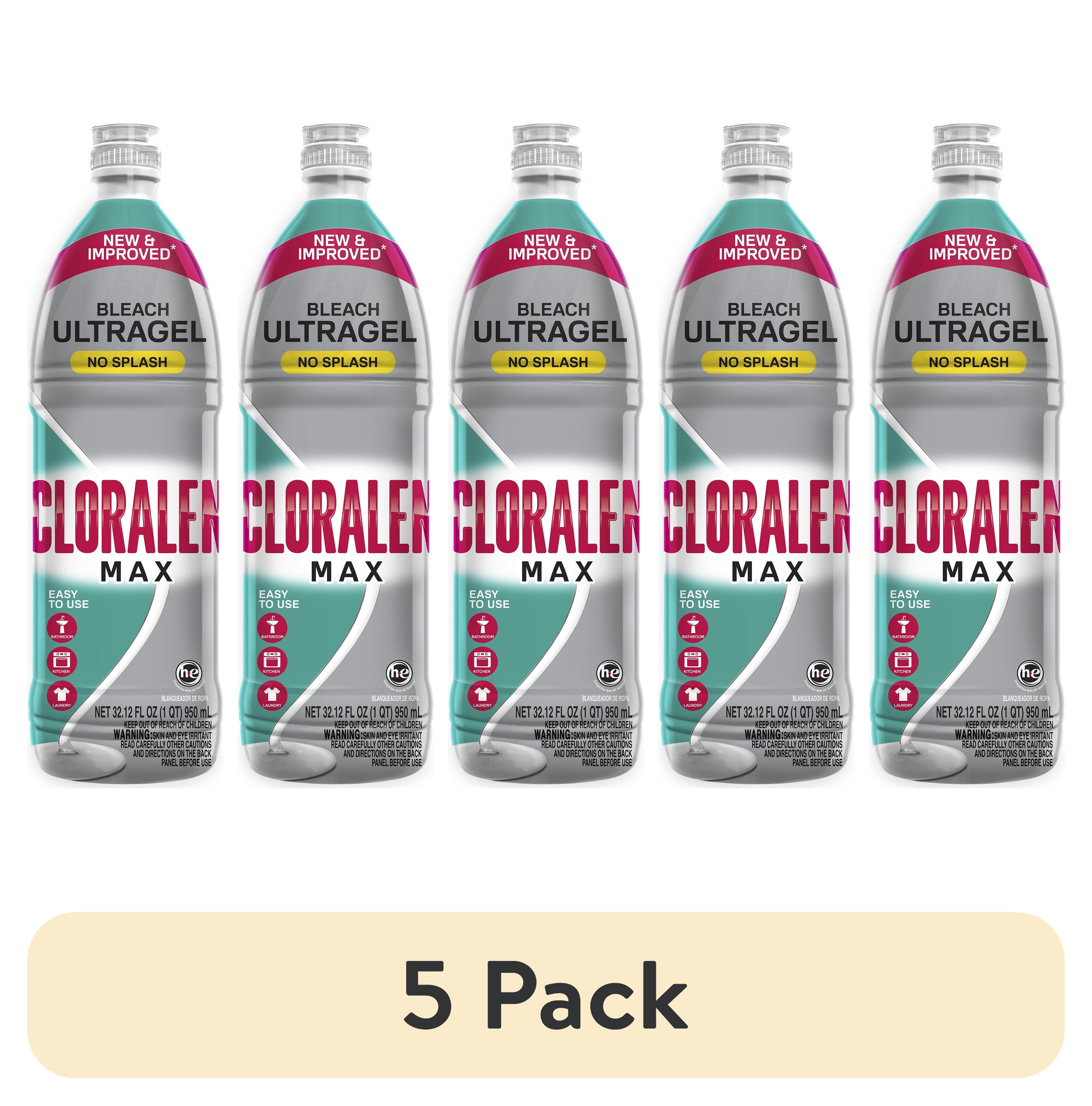 (5 pack) CLORALEN® Max Ultragel No Splash Bleach - Unscented (32.12 fl ...