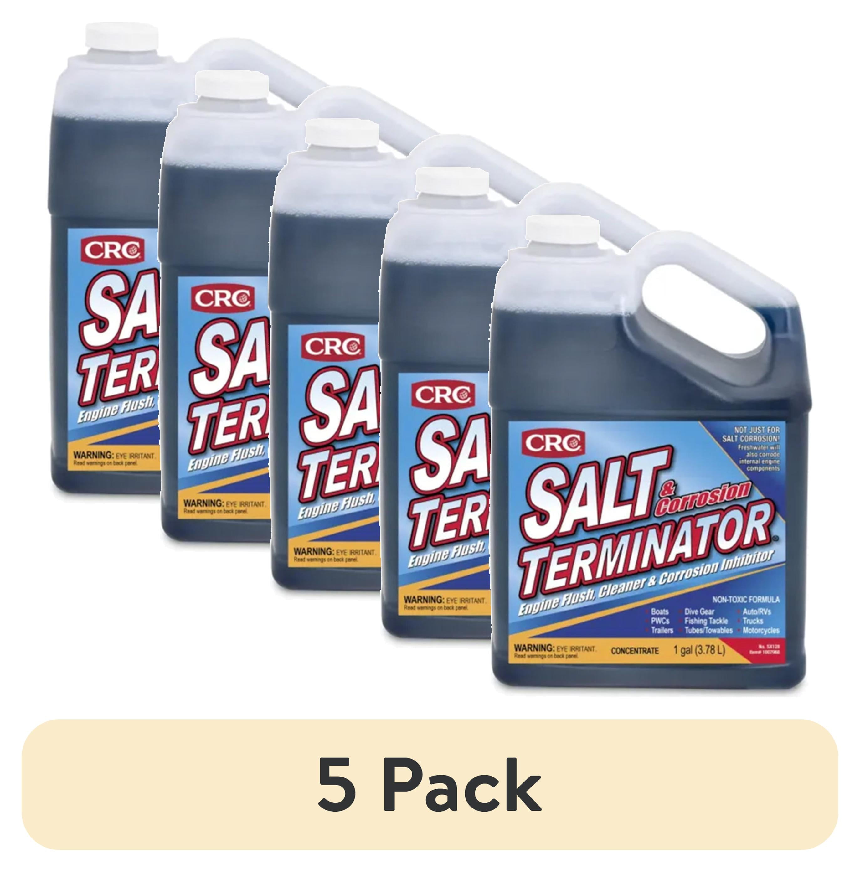 (5 pack) CRC SX128 Salt Terminator Engine Flush, Cleaner and Corrosion ...