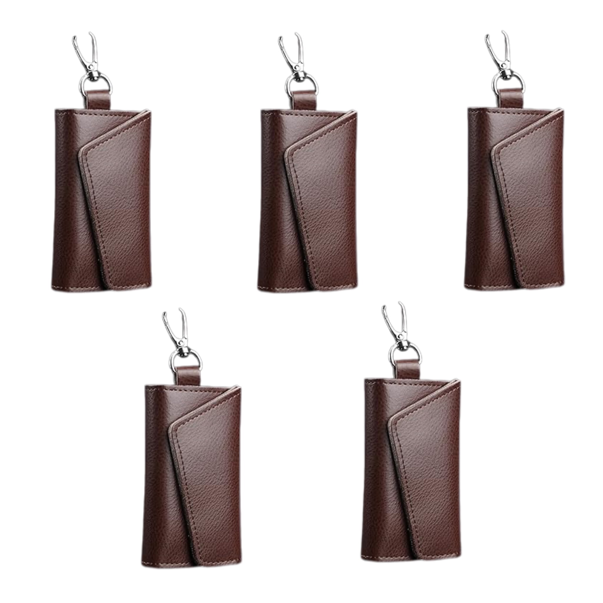 mokzer 5 pack Car Key Case for Men and Women Small Leather Key Holder ...