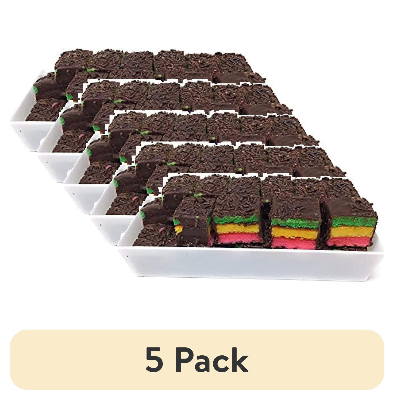 (5 pack) Carlotta's Authentic Italian Rainbow Cookies | 13 Ounces ...