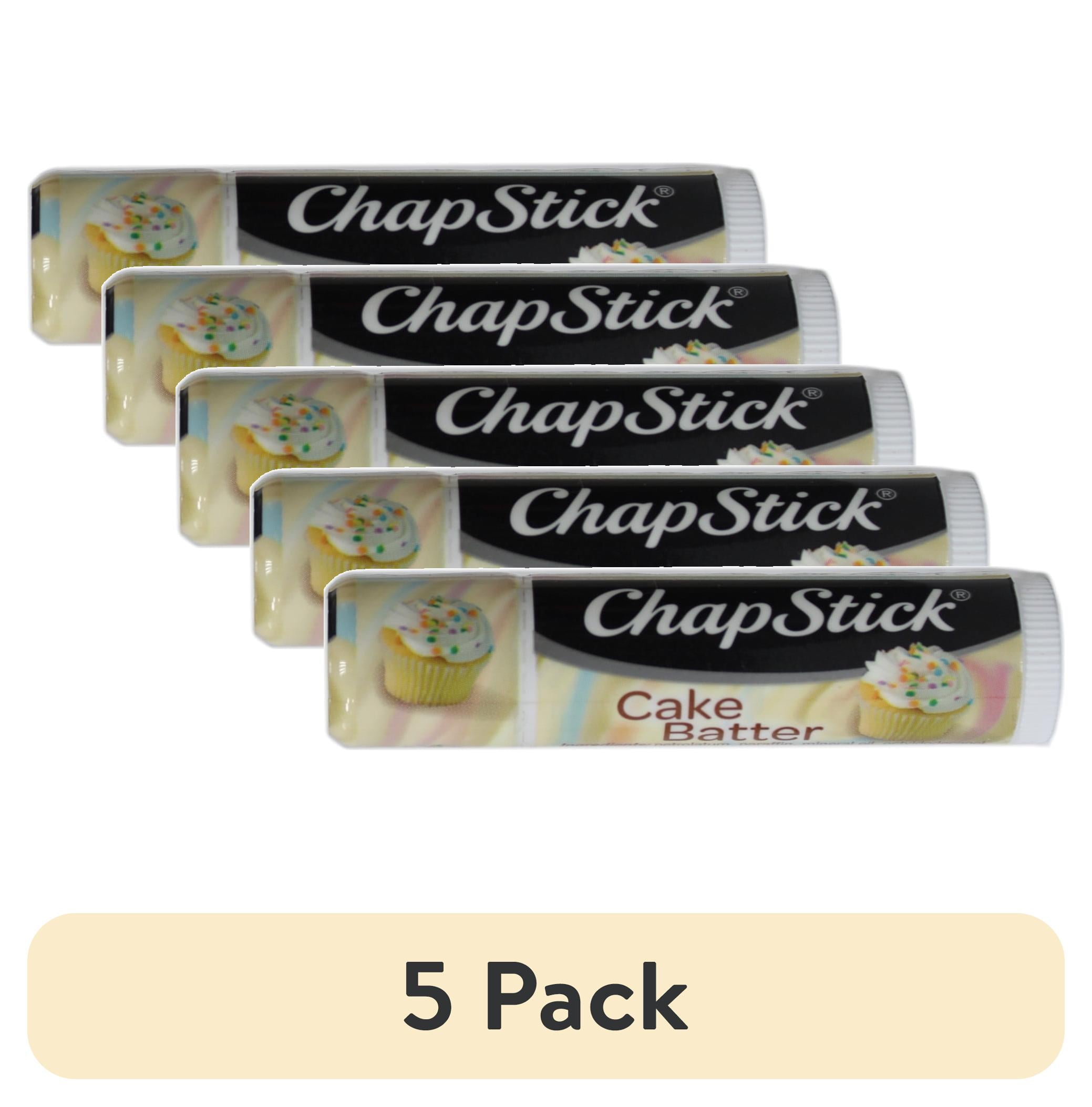 (5 pack) ChapStick Cake Batter Lip Balm, 0.15 oz - Walmart.com