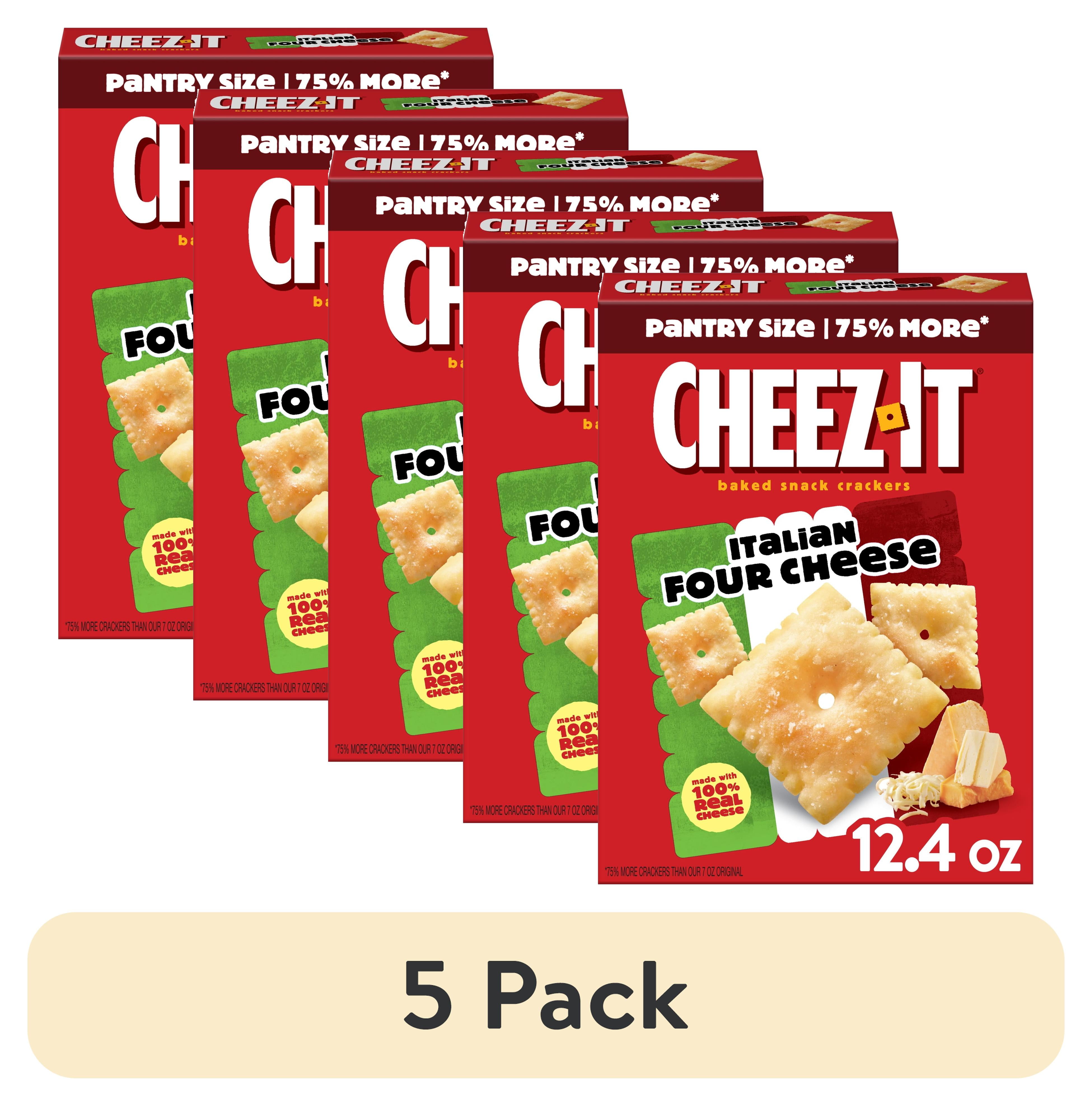 Cheez-It Italian Four Cheese Crackers, Baked Snack Crackers, 12.4 oz ...